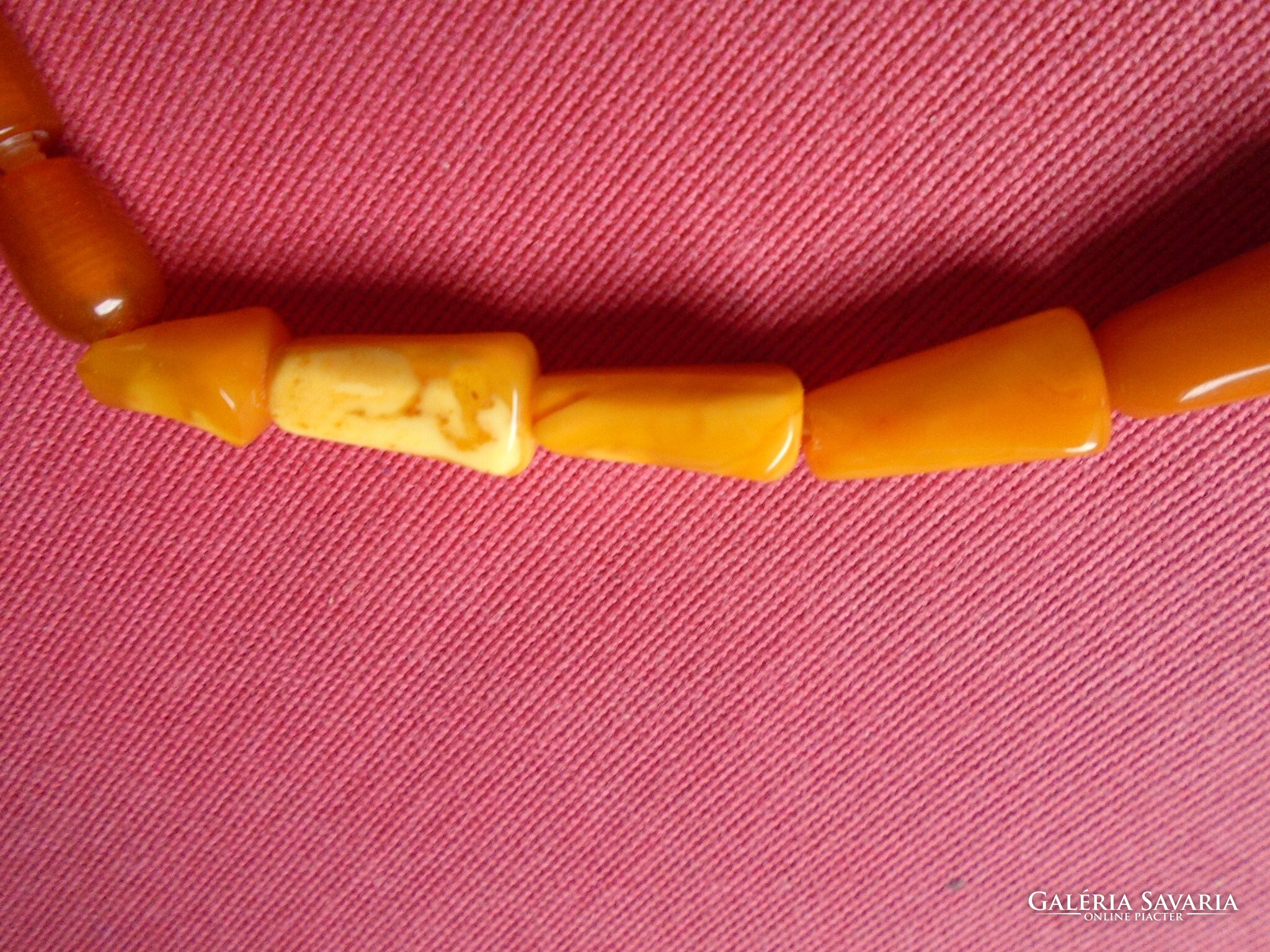 BEAUTIFUL NATURAL HAND POLISHED 100% BALTIK AMBER 50 CM TOJÁS SÁRGA ...