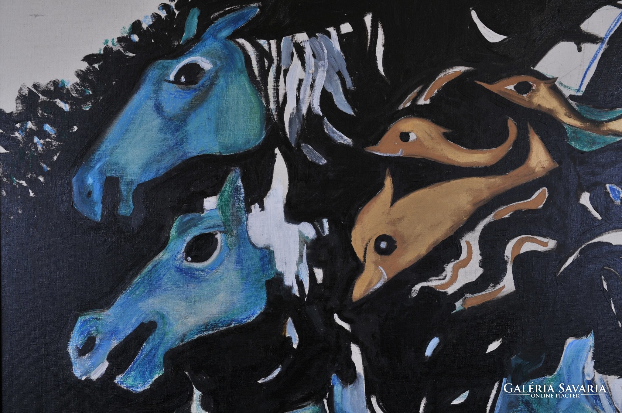 Szántó Piroska (1913-1998): A tenger lovai, - Festmény | Galéria ...