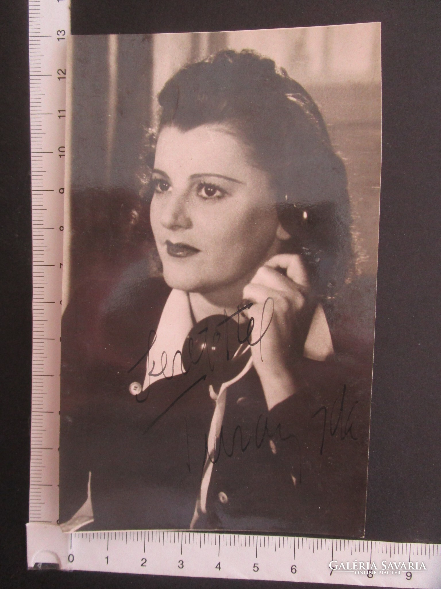 TURAY IDA SZINÉSZNŐ SZÍMŰVÉSZ AUTOGRÁF ALÁÍRT - DEDIKÁLT FÉNYKÉP FOTÓ ...