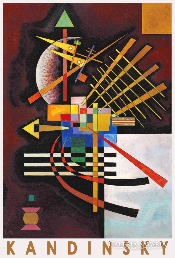 Kandinsky Kandinsky exhibition poster, modern reprint, Russian abstract ...