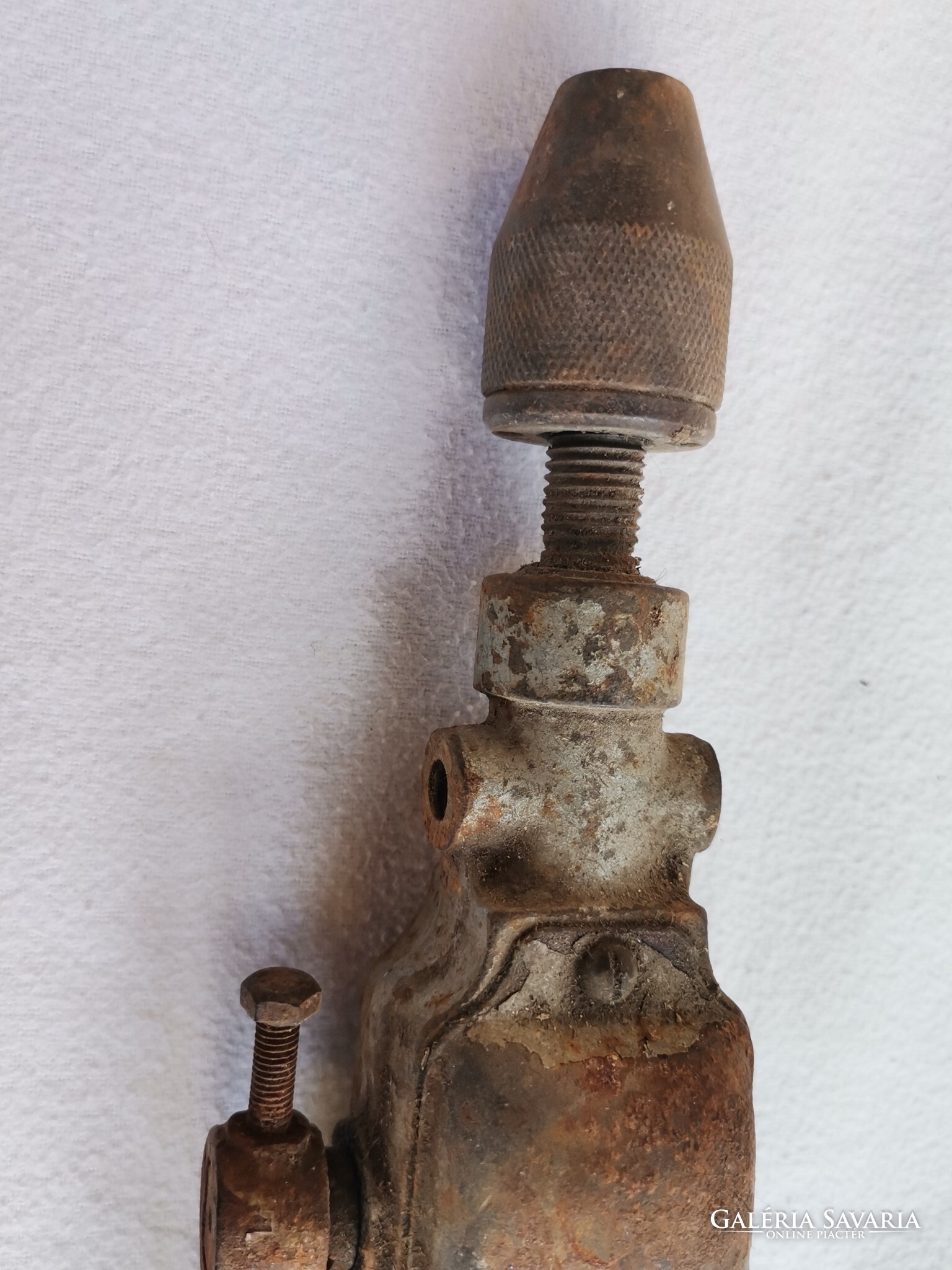 Antik régi kézi fúró, régi fogantyús fúró, egyedi ajándék férfiaknak ...