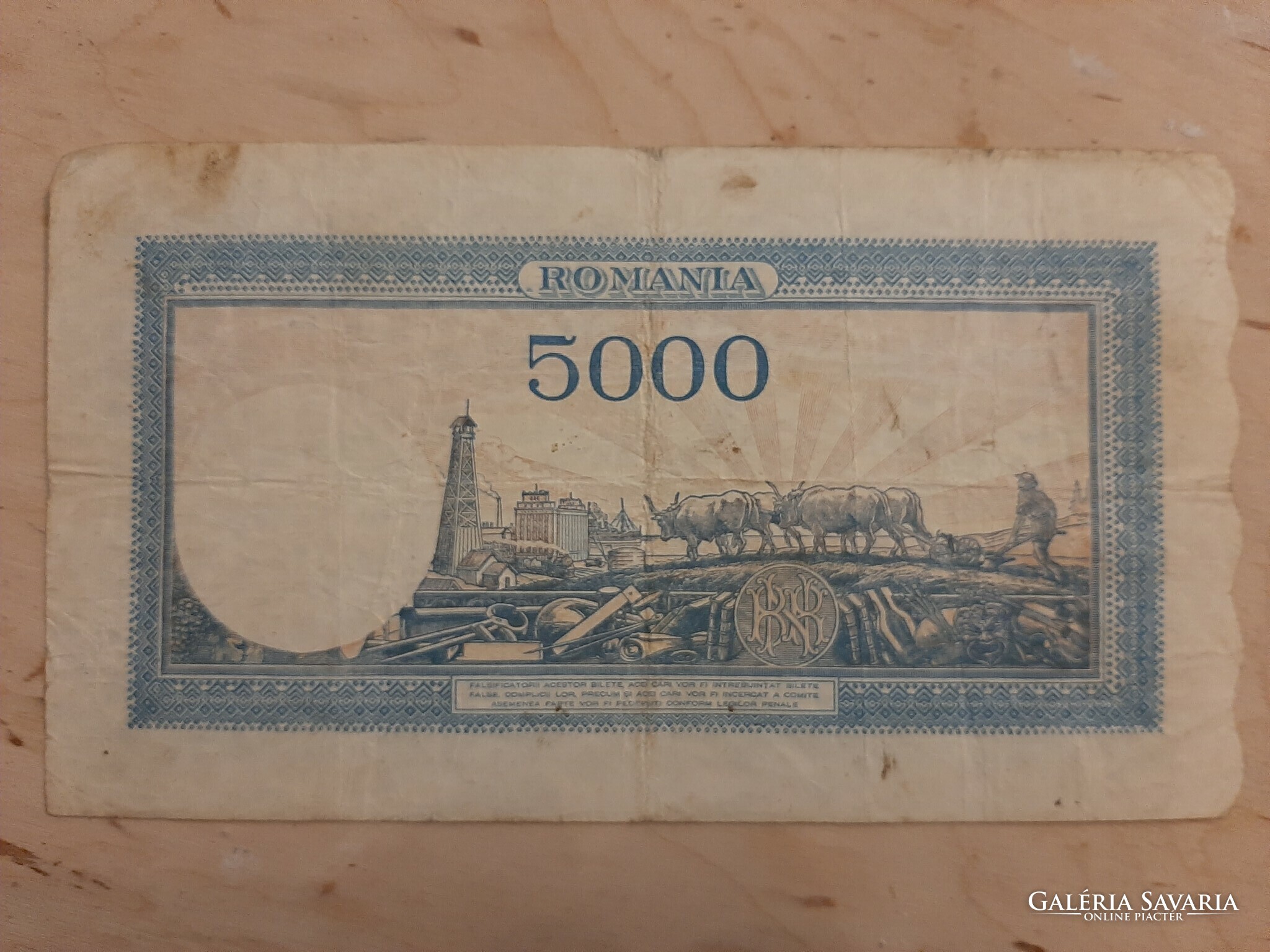 Román 5000 Lei , CINCI MII LEI 1945 - Numizmatika, Pénz, Érme | Galéria ...