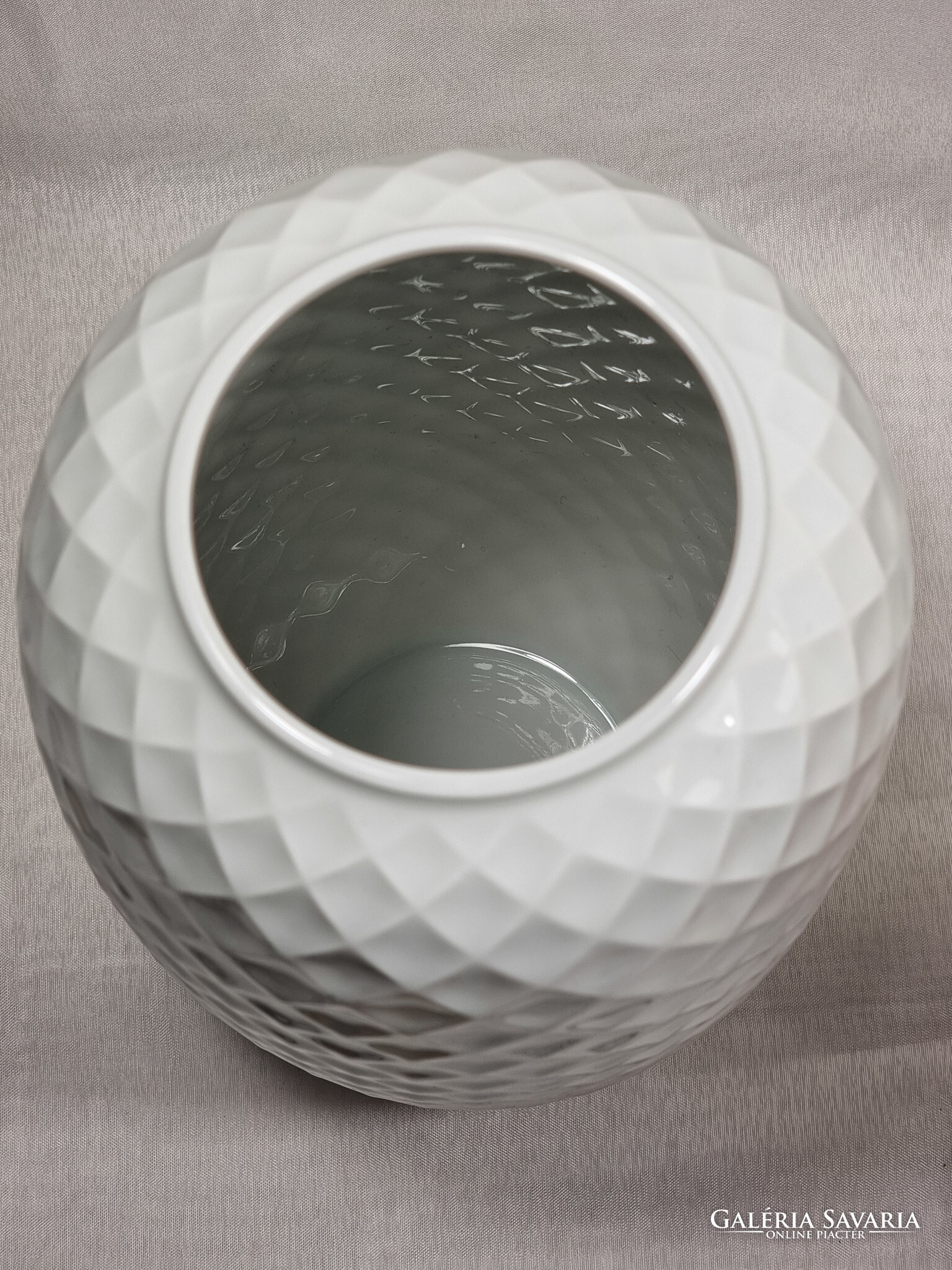 Nagy méretű különleges mintázatú Thomas Germany jelzésű, német porcelán ...