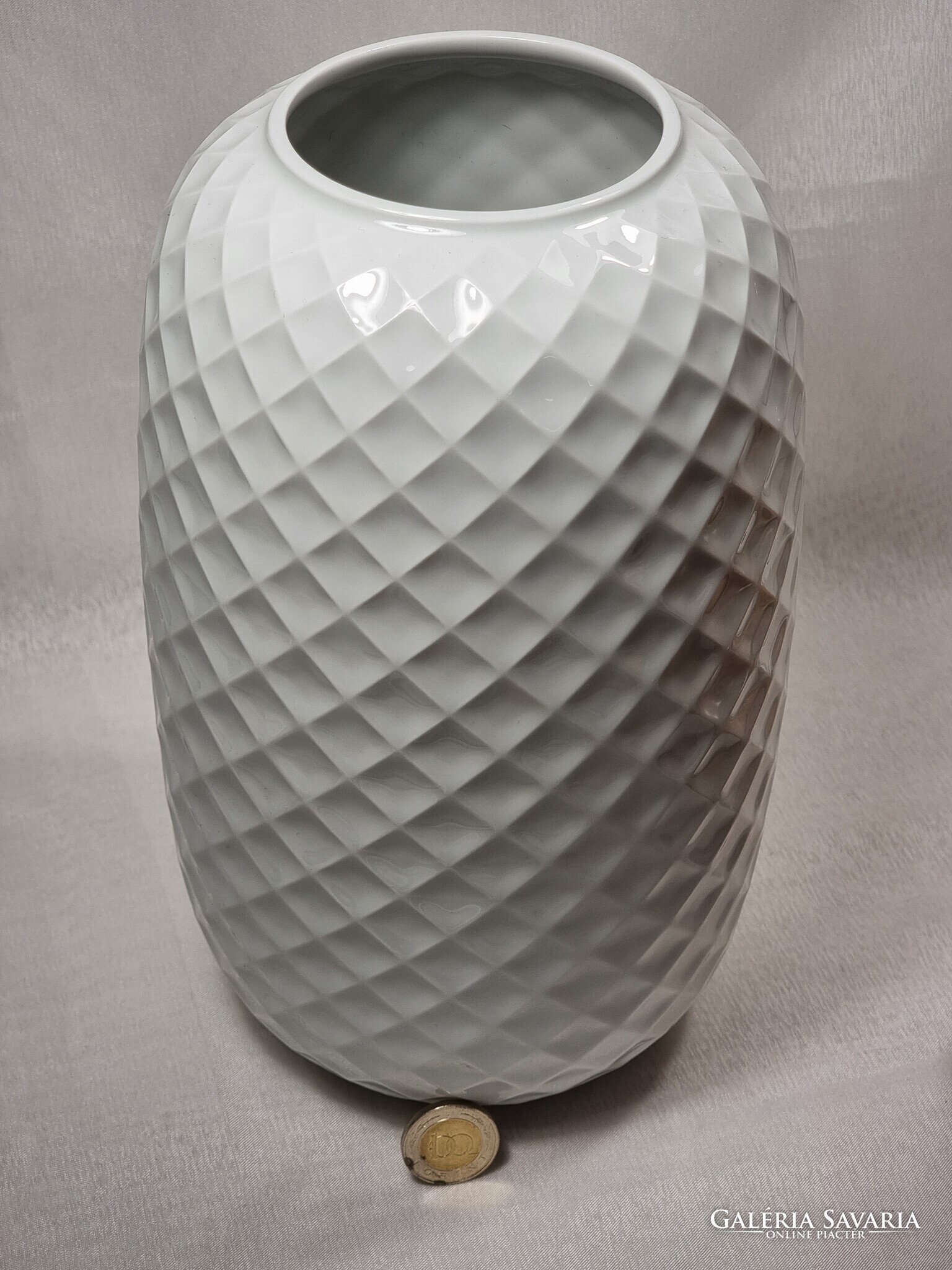 Nagy méretű különleges mintázatú Thomas Germany jelzésű, német porcelán ...