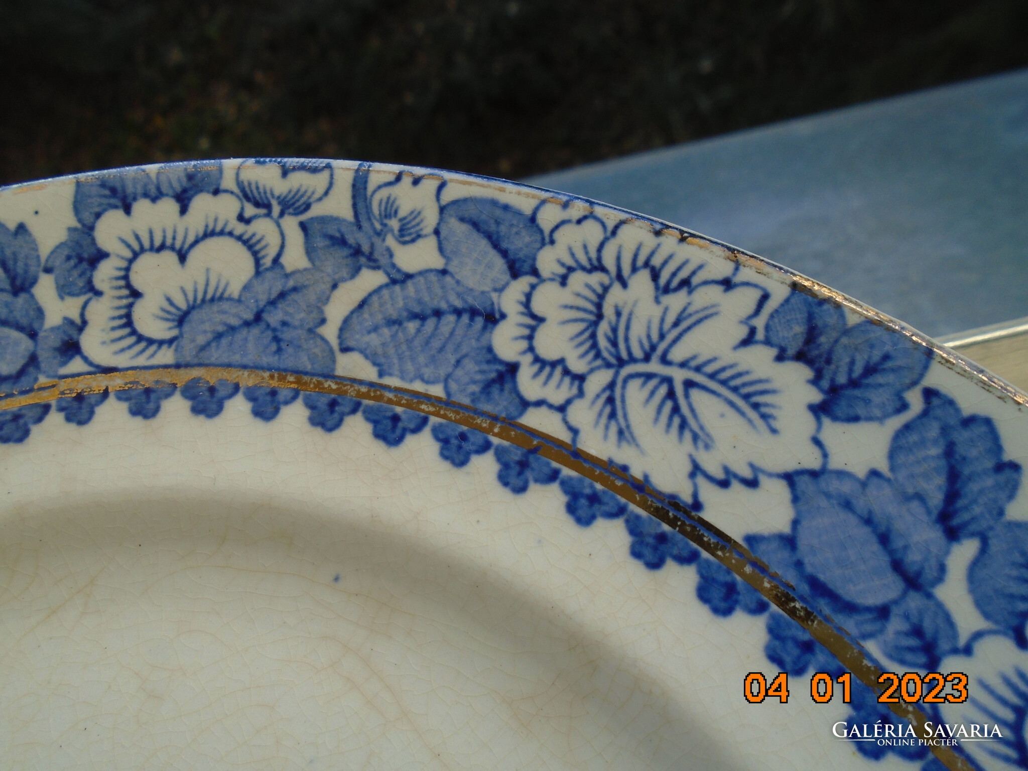 NYÁRI VÁSÁR -30%-70% 1907 GATER HALL Over House Pottery Burslem jelzés ...