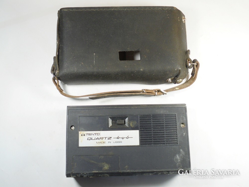 Retro régi rádió Quartz 406 Tento USSR Szovjet-orosz gyártmány 1980-as ...