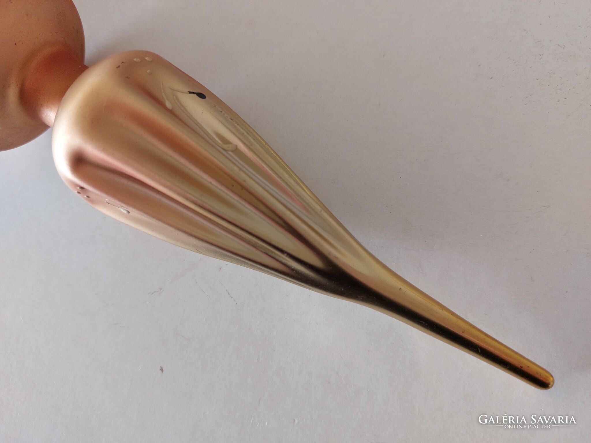 Régi üveg karácsonyfadísz csúcsdísz üvegdísz 26 cm - Otthon, háztartás ...