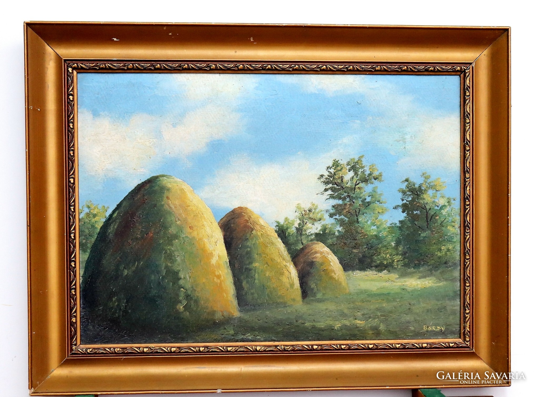 KAZLAK, HANGULATOS FESTMÉNY, SZÉP SZÍNEKKEL - Festmény | Galéria ...