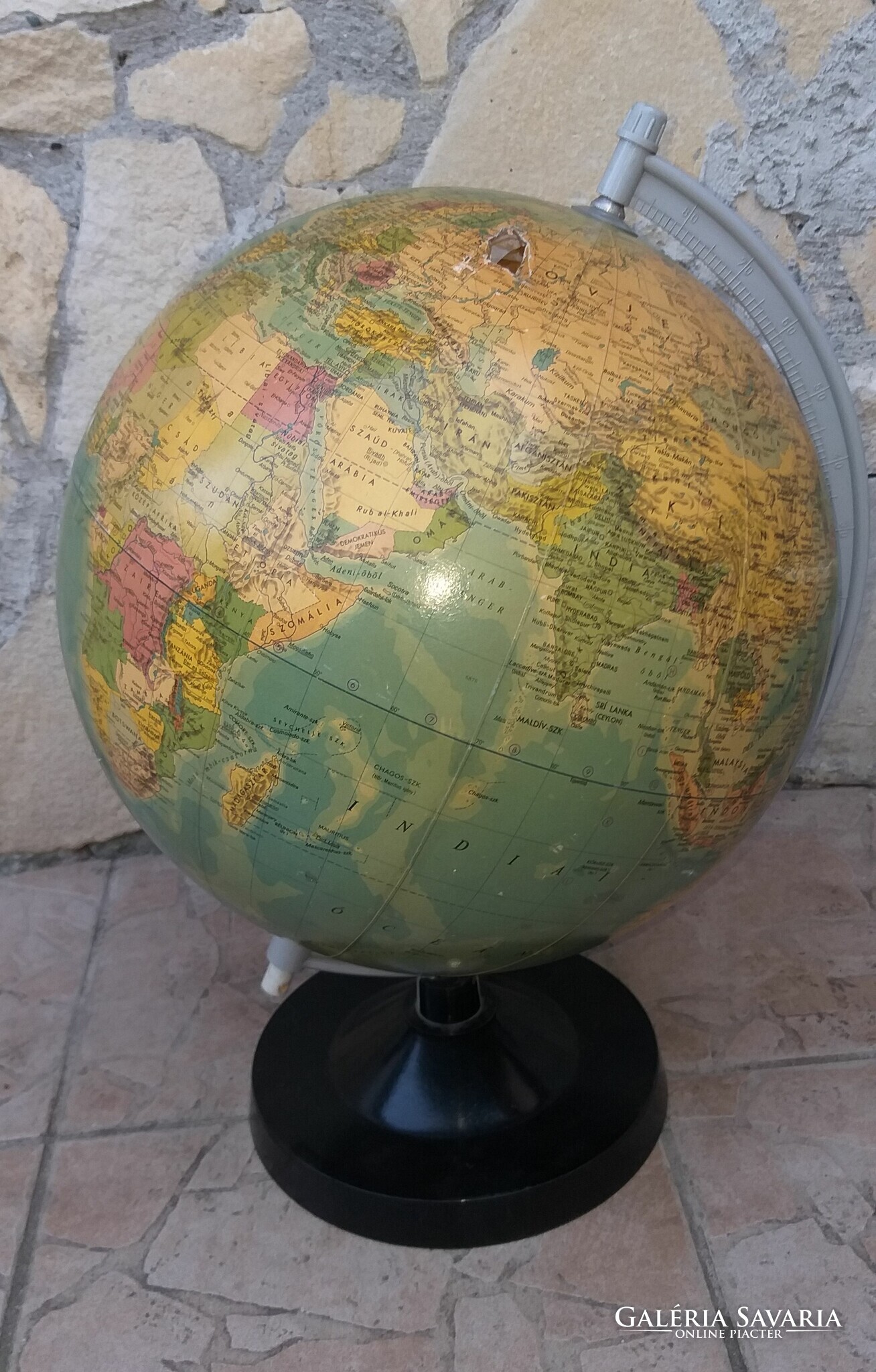 Retro nagyméretű földgömb 30 cm - Otthon, háztartás kellékei | Galéria ...