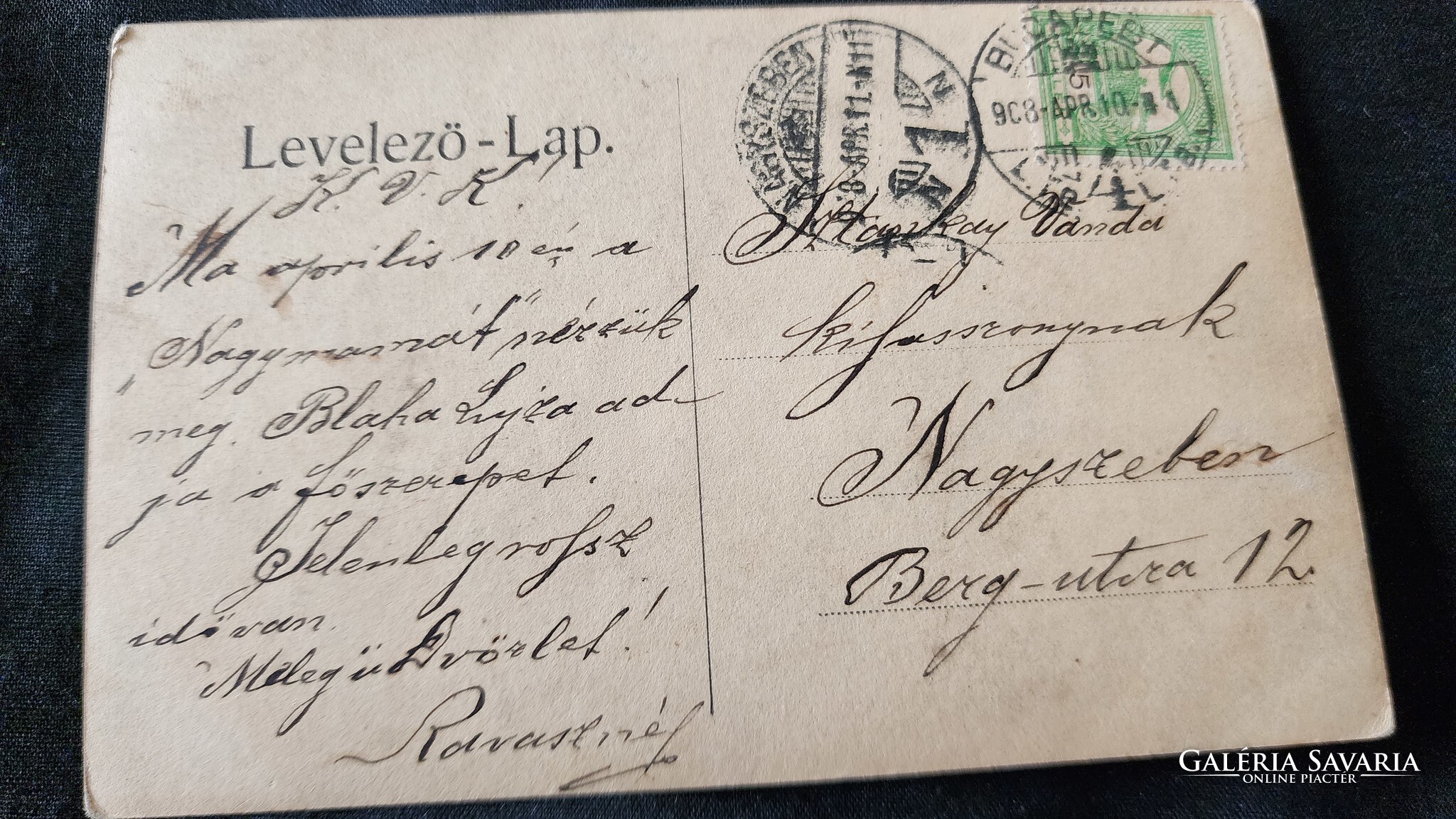 Cca. 1908 BLAHA LUJZA A NEMZET CSALOGÁNYA ELSŐ NAGYMAMA CÍM SZEREPLŐ ...