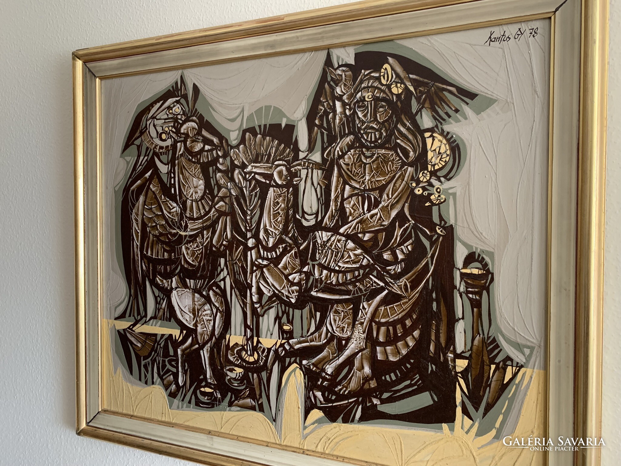 Gyula Xantus: at the tree of life from 1978 - Paintings | Galeria ...