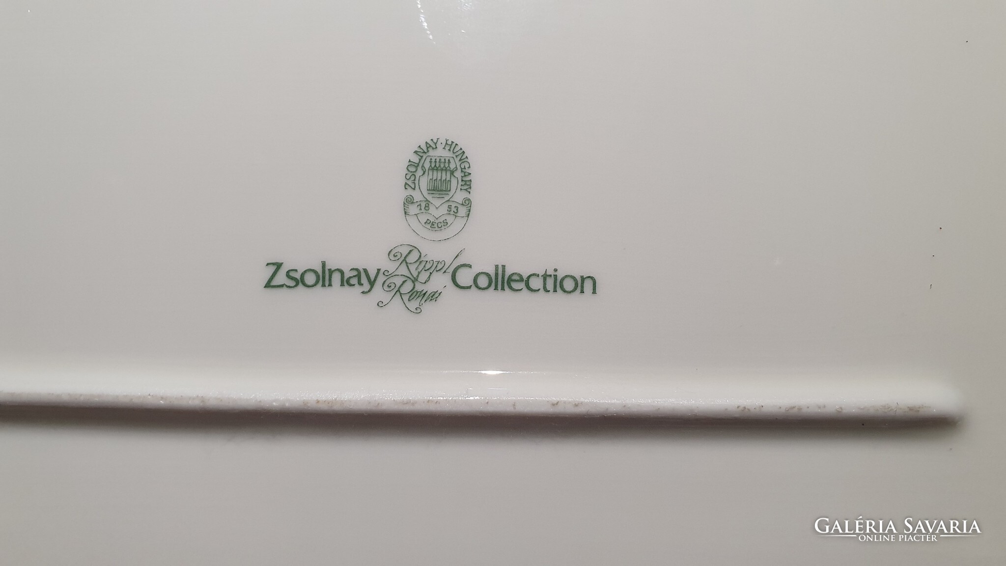 Zsolnay Rippl-Rónai sültestál - Porcelán | Galéria Savaria online ...