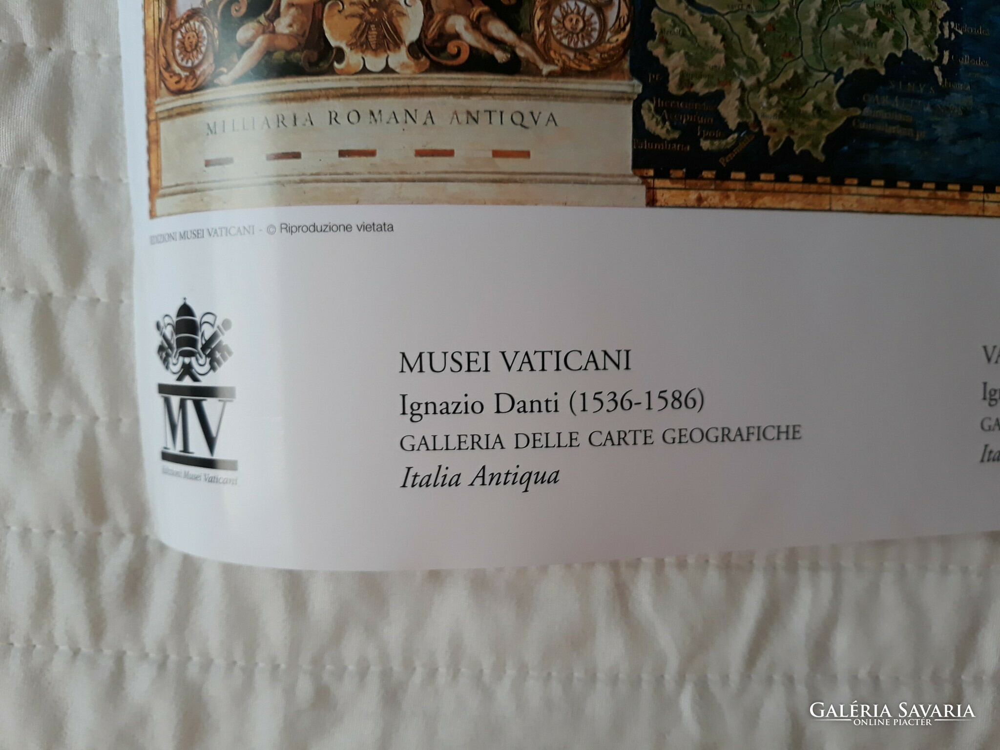 Italy map reproduction from the Vatican Museum - Collectibles | Galeria ...