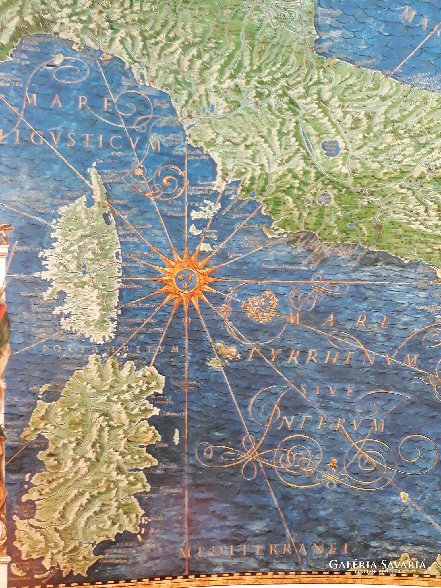 Italy map reproduction from the Vatican Museum - Collectibles | Galeria ...