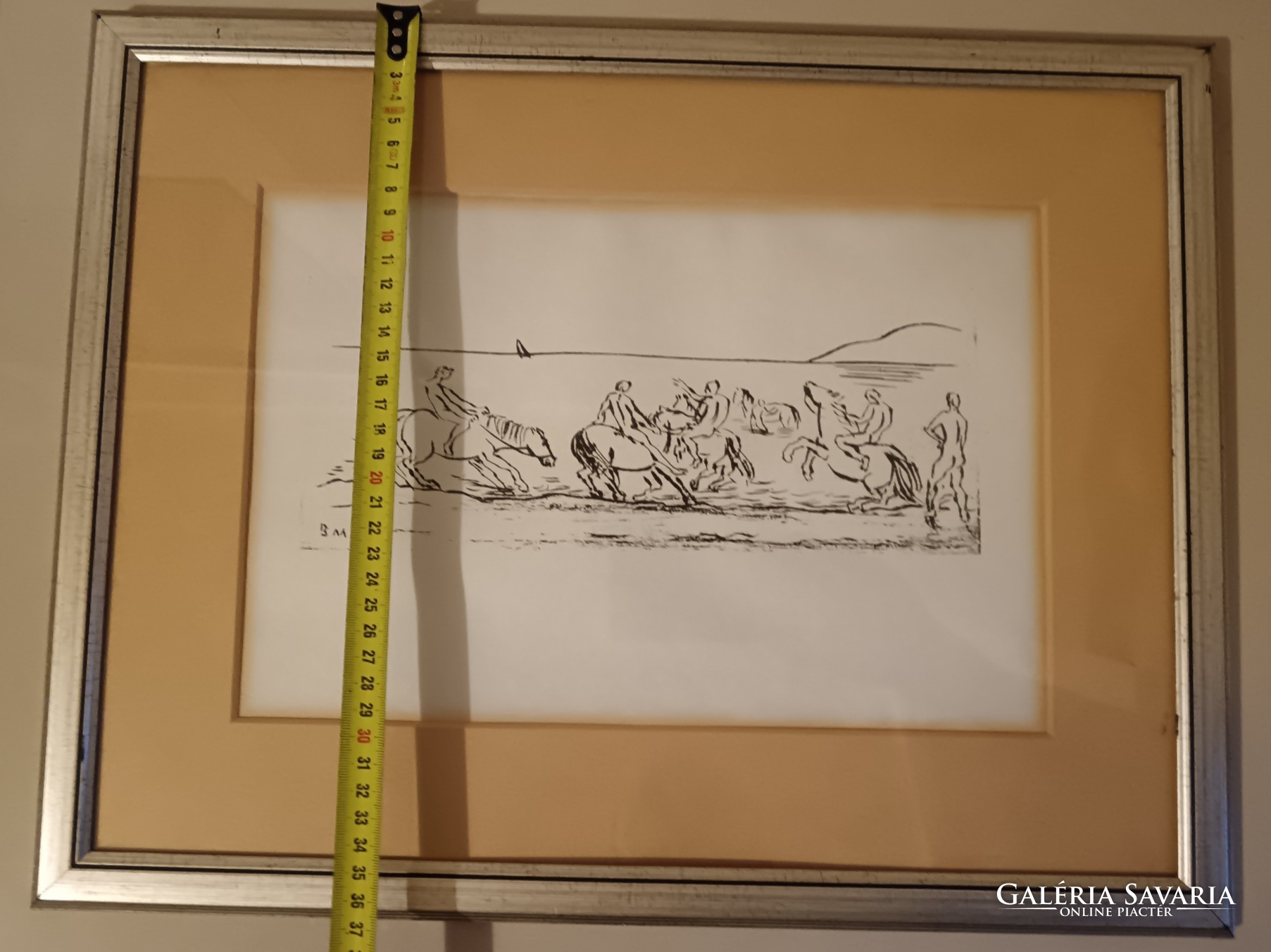 Borsos Miklós lovasok - Kép, grafika | Galéria Savaria online piactér ...