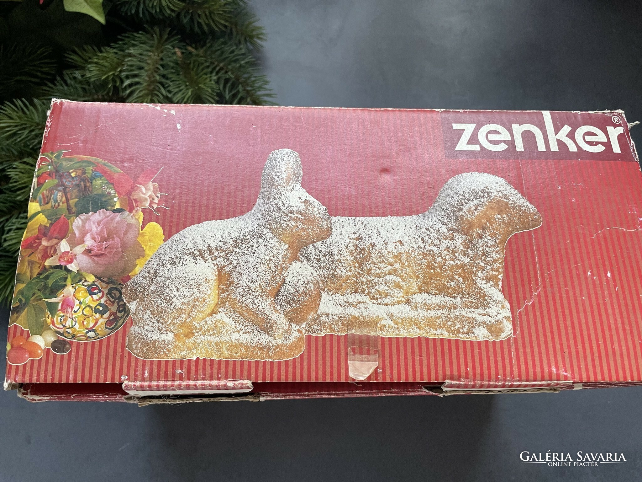 Régi ZENKER Tapadás mentes húsvéti bárány és nyuszi sütemény forma ...