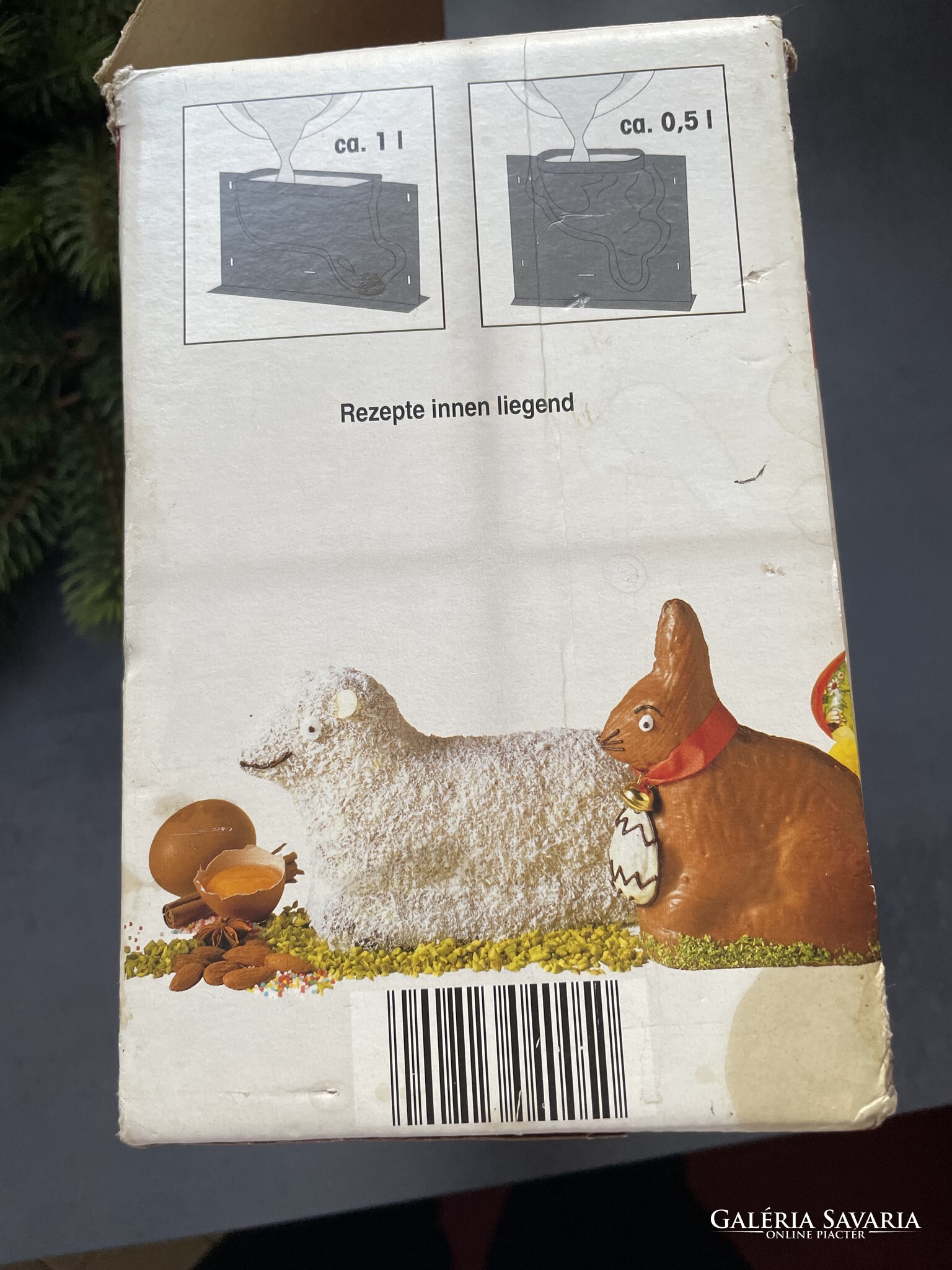 Régi ZENKER Tapadás mentes húsvéti bárány és nyuszi sütemény forma ...