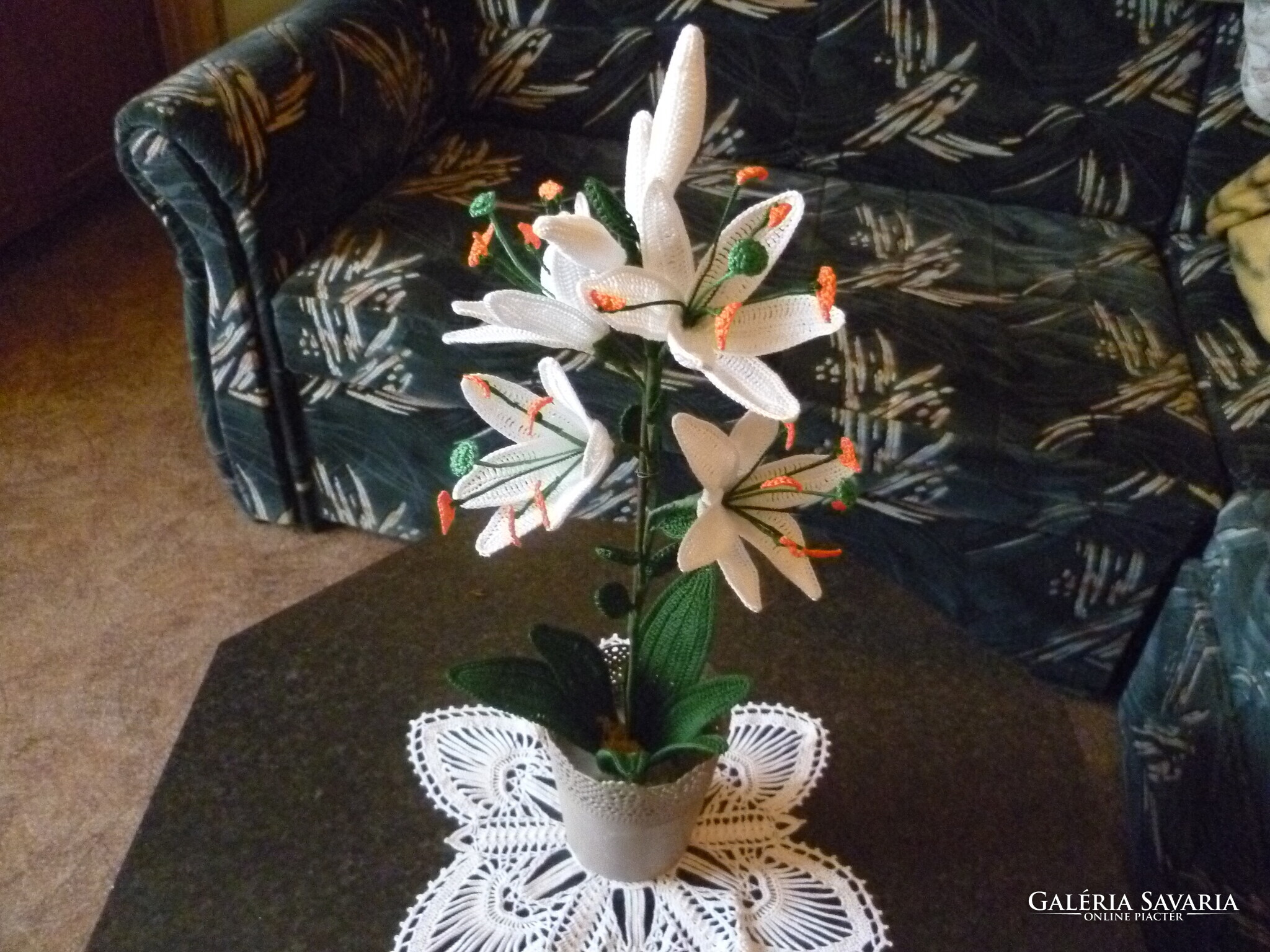 Horgolt Virág 2 - Kézműves | Galéria Savaria online piactér ...