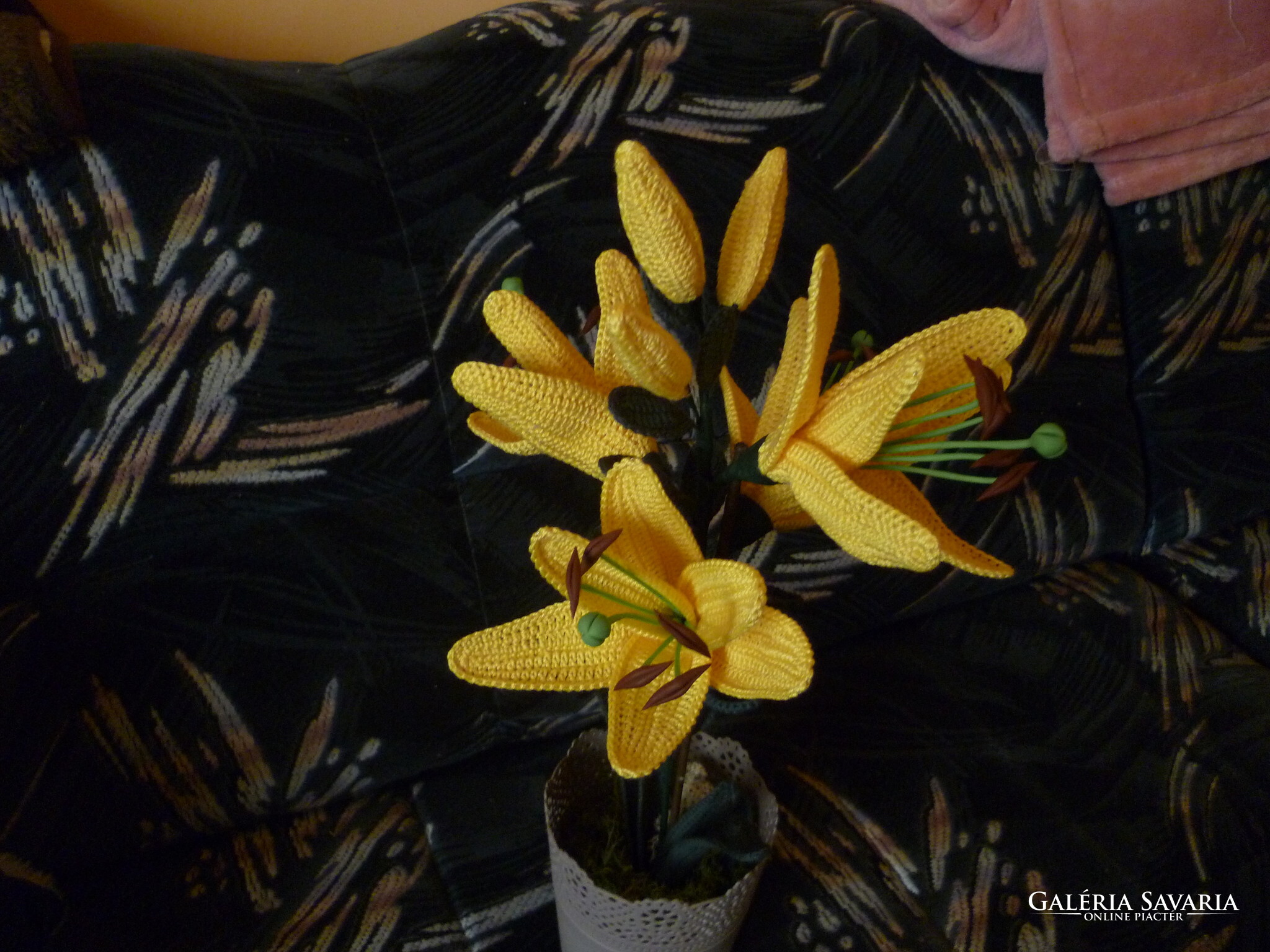 Horgolt Virág 2 - Kézműves | Galéria Savaria online piactér ...