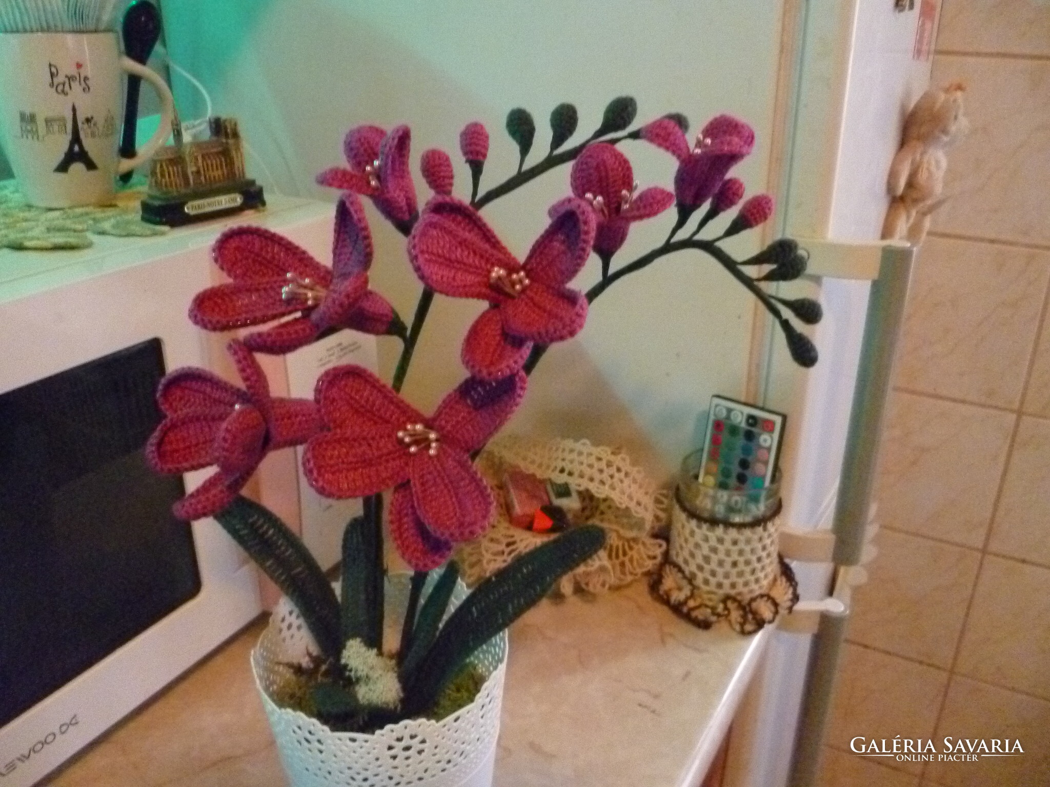Horgolt Virág 2 - Kézműves | Galéria Savaria online piactér ...