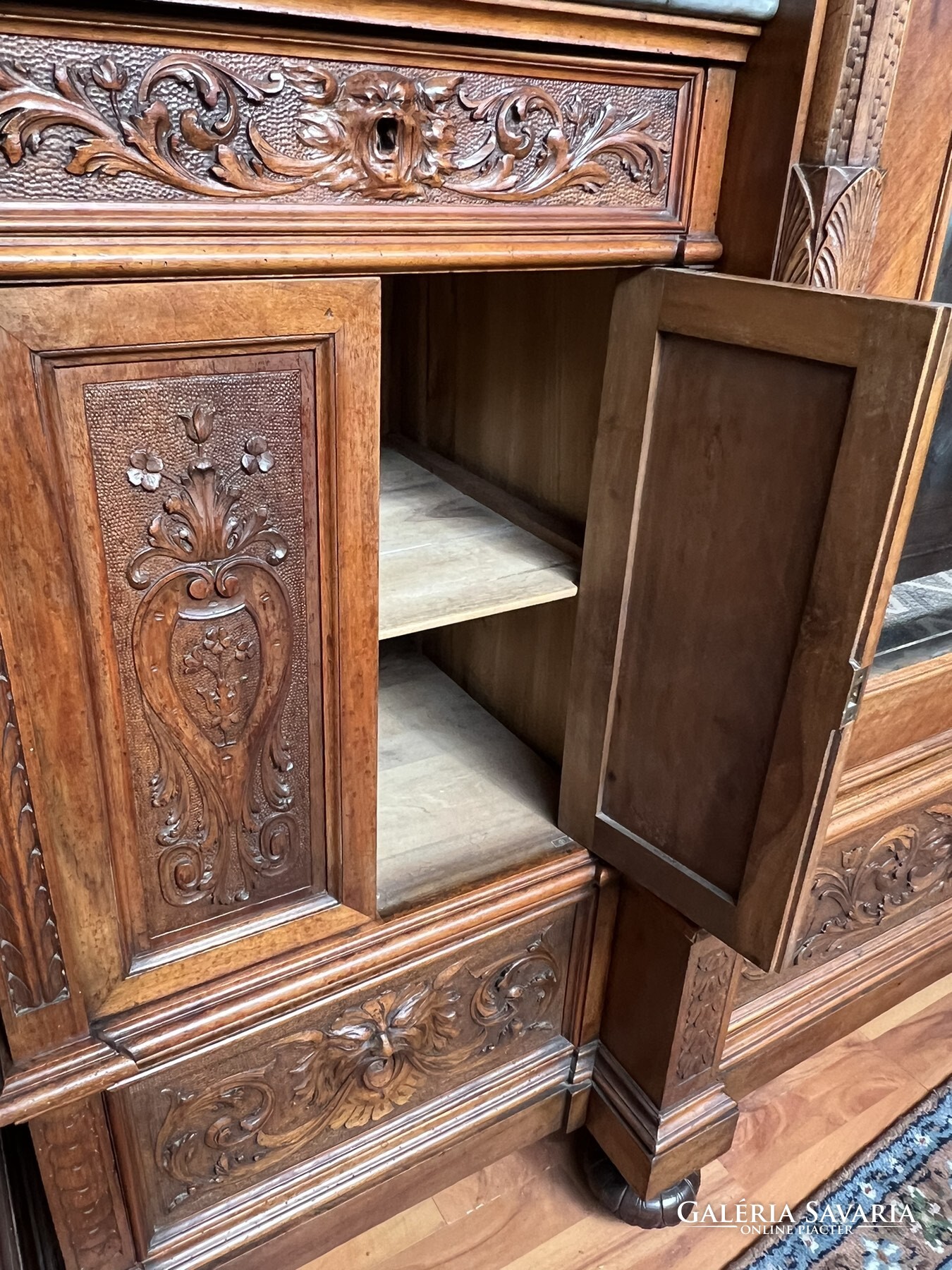 Komplett 8 részes antik 200 éves angyalos hálószoba garnitúra bölcsővel ...