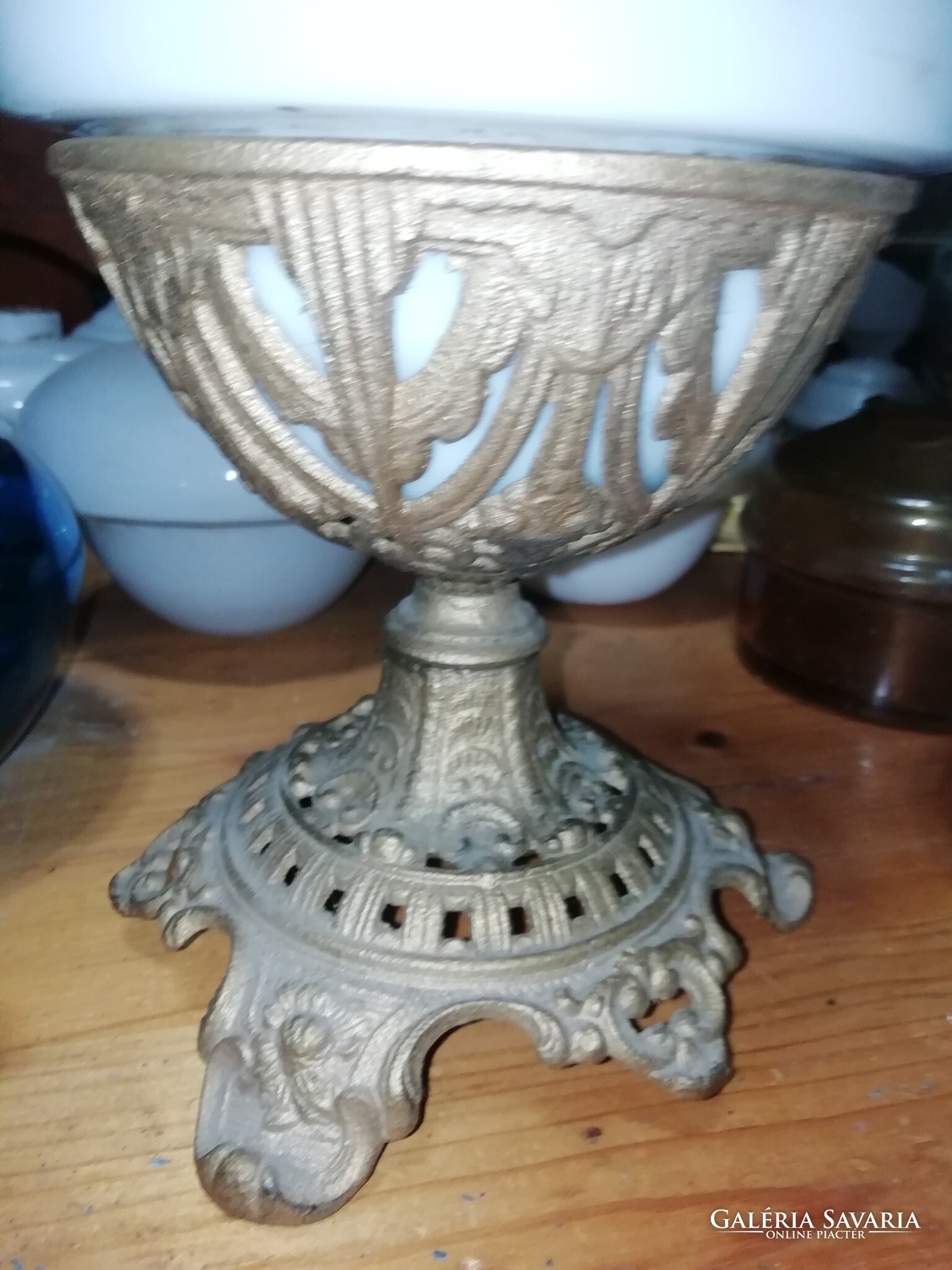 Gyűjteményből petróleum lámpa 111.a képeken látható állapotban - Lámpa ...