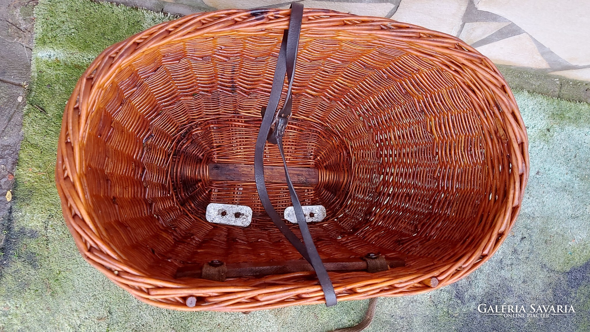 Fonott kosár nagy szőlő puttony régi - Otthon, háztartás kellékei ...