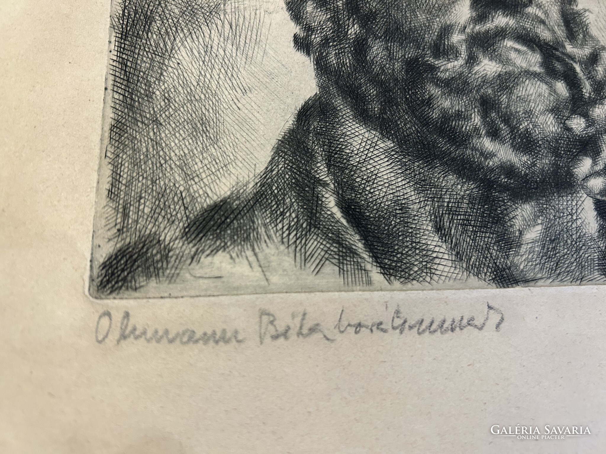 Aba Novák Vilmos : Önarckép - Kép, grafika | Galéria Savaria online ...