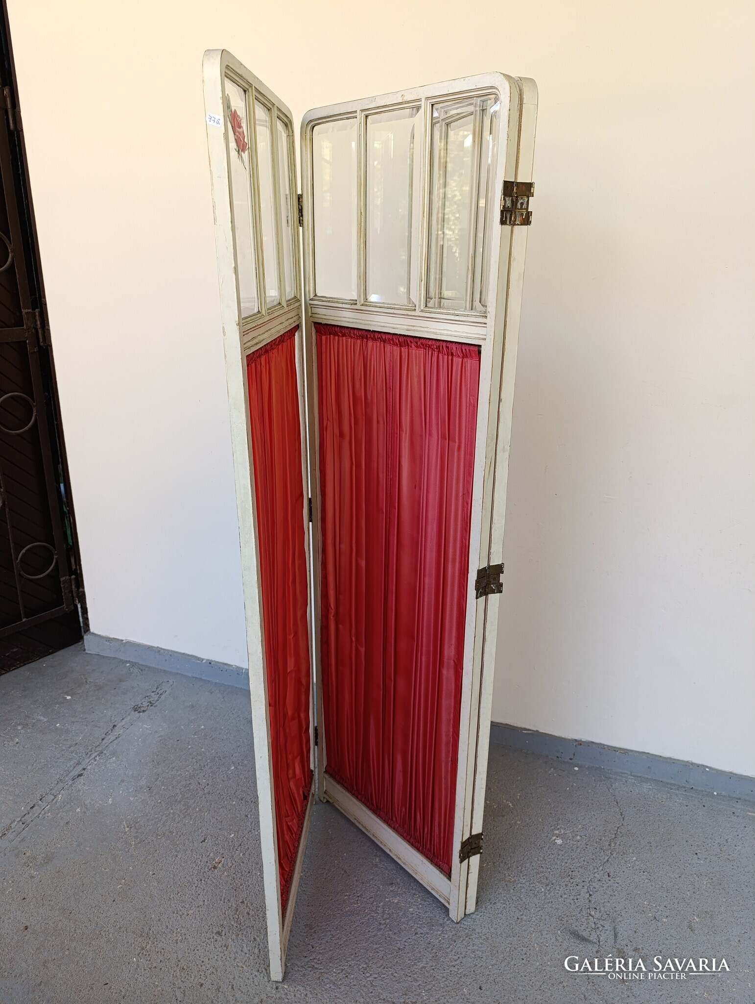 Antik art deco bútor paraván keményfa bauhaus térelválasztó 776 9498 ...