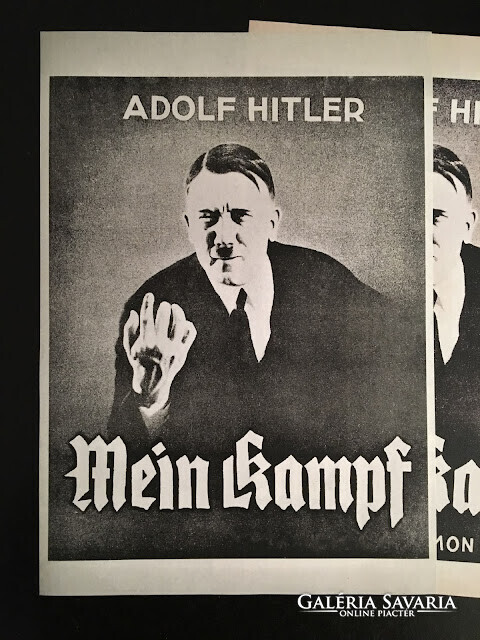 1940s adolf hitler mein kampf propaganda poster german ww2 - Military ...
