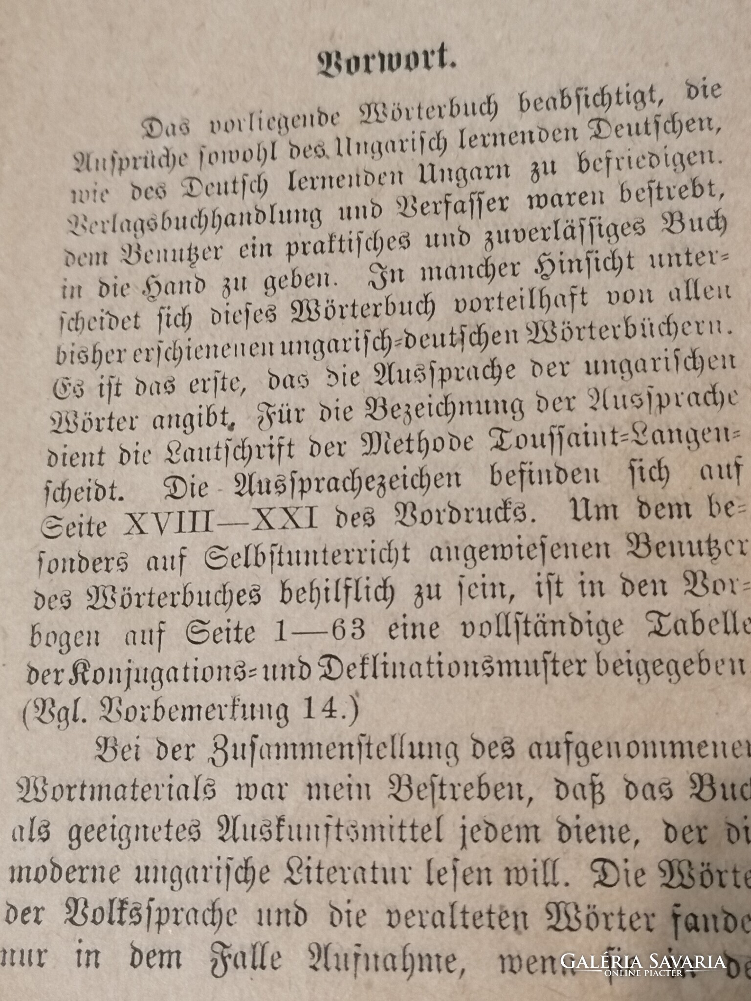 Magyar - német szótár 1915. - Könyv | Galéria Savaria online piactér ...