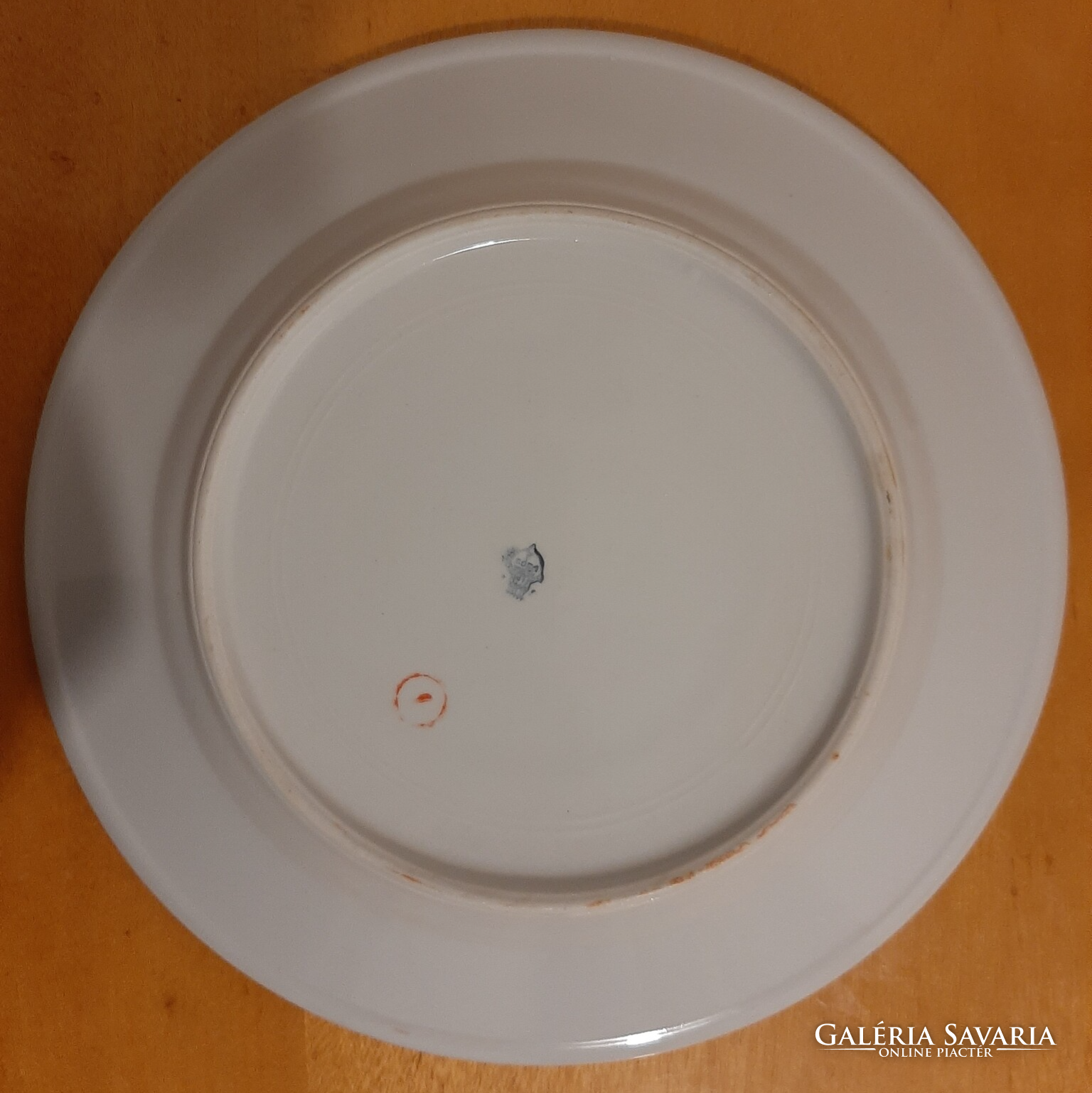 Zsolnay red star inscription logo flat plate 23.8 cm - Porcelains ...