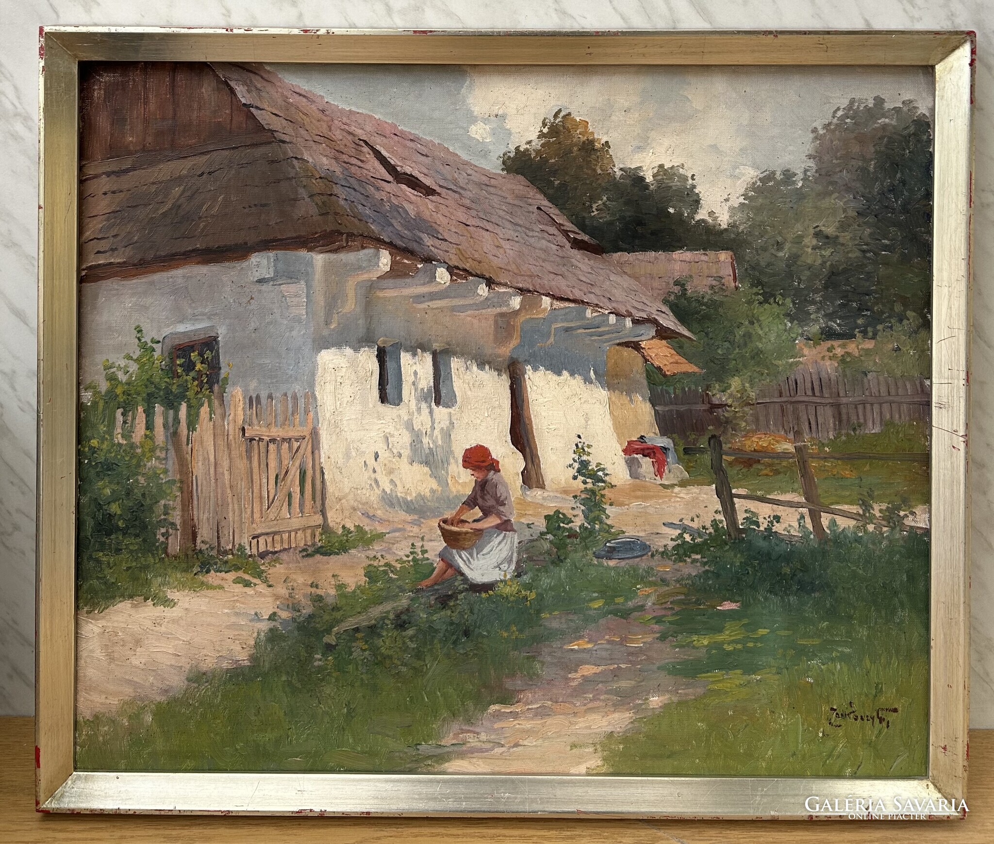 Zorkóczy Gyula (1873-1932) - Festmény | Galéria Savaria online piactér ...