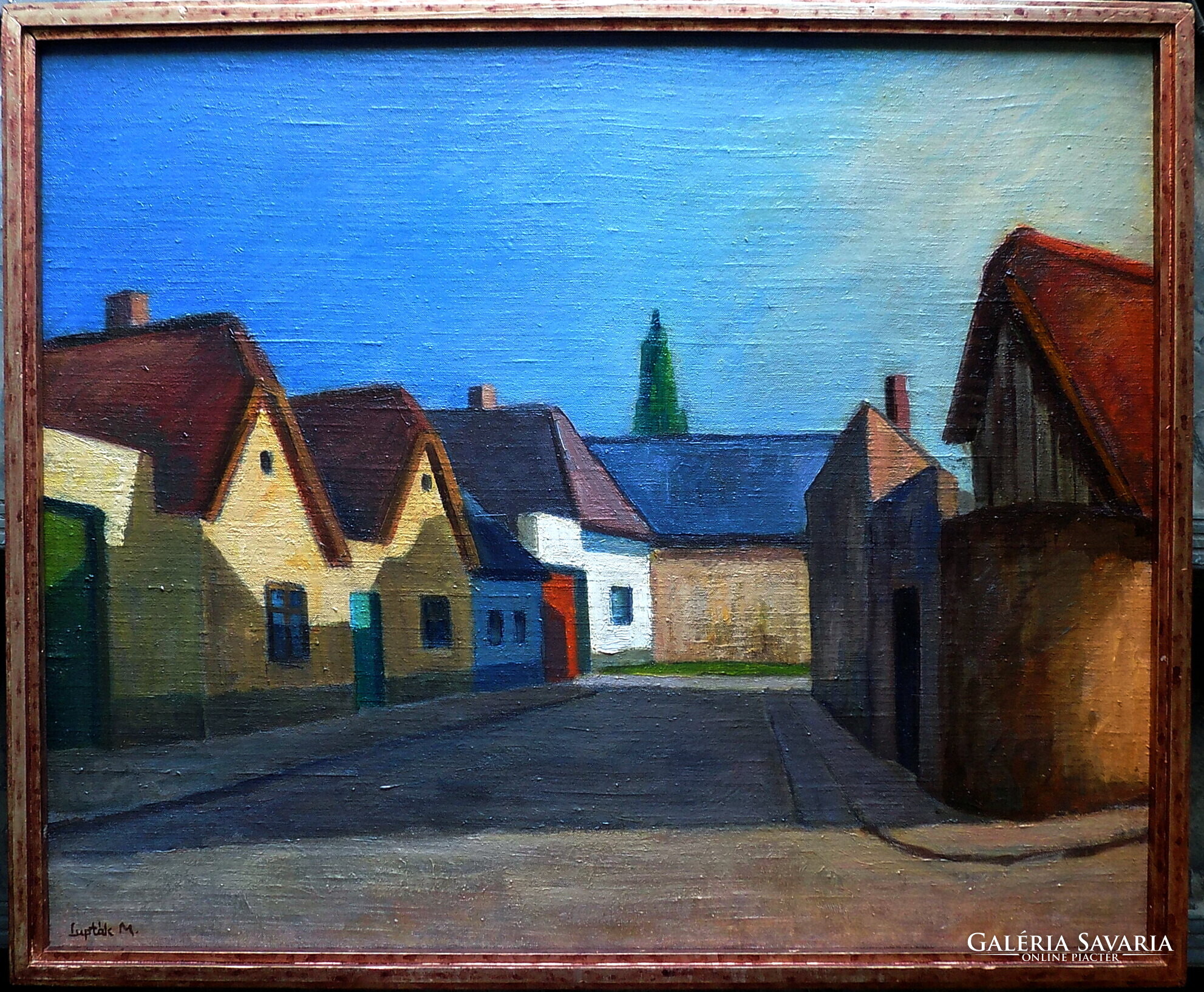 Lipták Mihály: 1950-2018 Óbudai utca 1968 Garanciával - Festmény | Galéria Savaria online ...