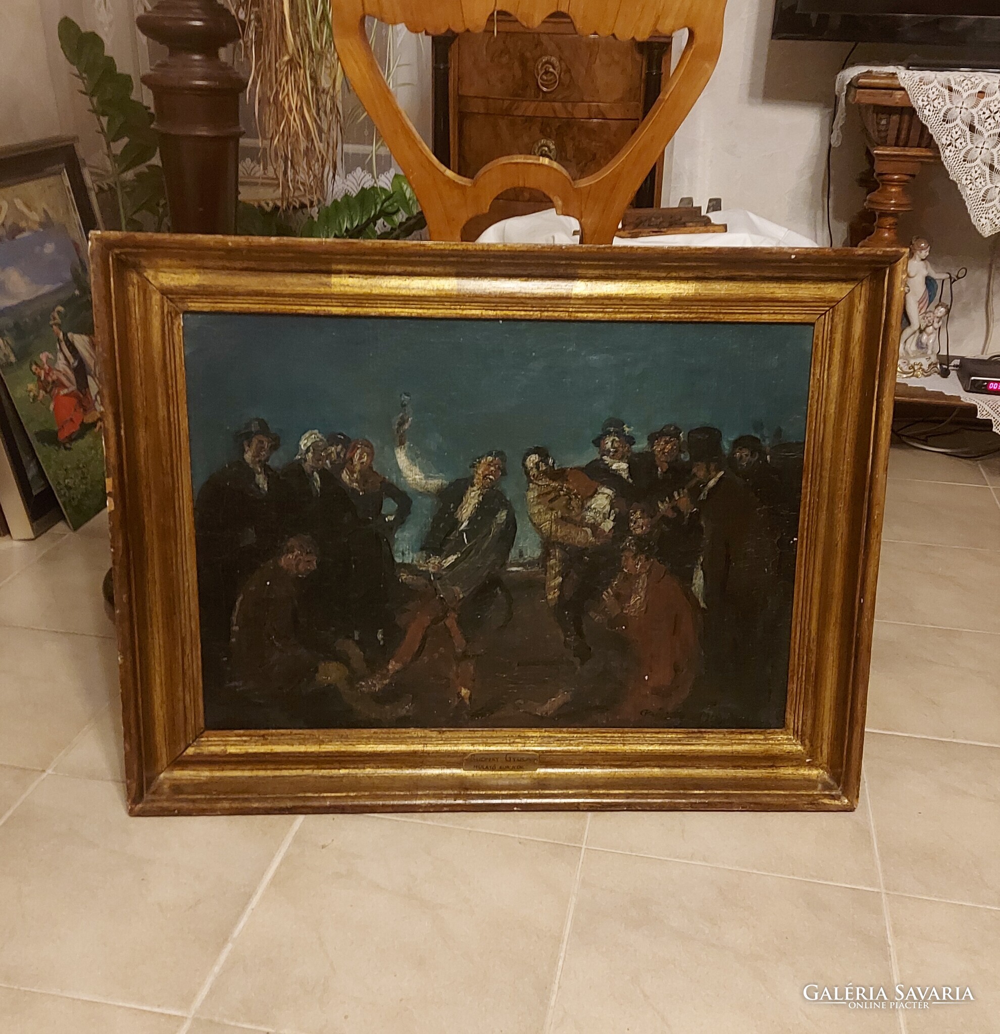 Rudnay Gyula festmény! 1918 mulató kurucok! - Festmény | Galéria ...