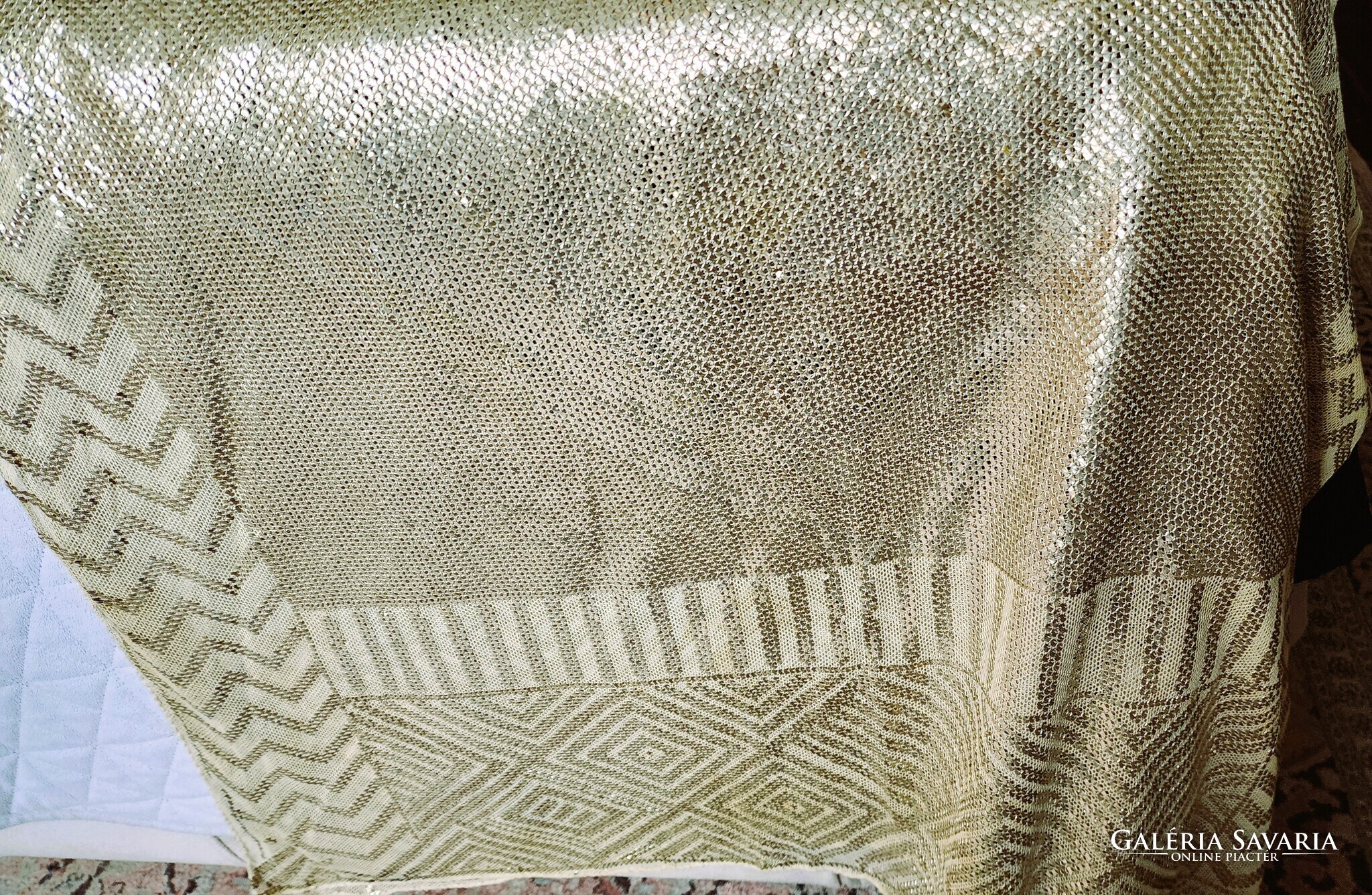 ANTIK JUDAIKA JUDAICA ZSIDÓ TALLIT NŐI IMASÁL ATARAH KÓSER HÍMZETT 1180 ...