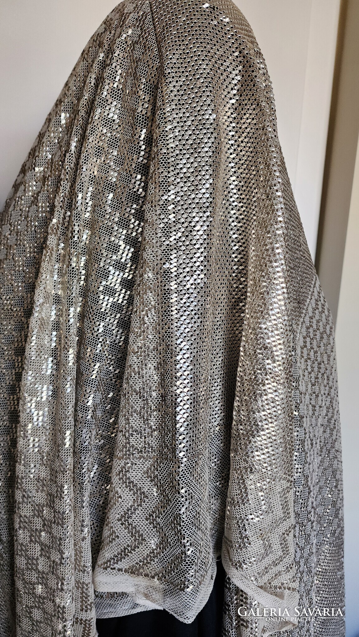 ANTIK JUDAIKA JUDAICA ZSIDÓ TALLIT NŐI IMASÁL ATARAH KÓSER HÍMZETT 1180 ...