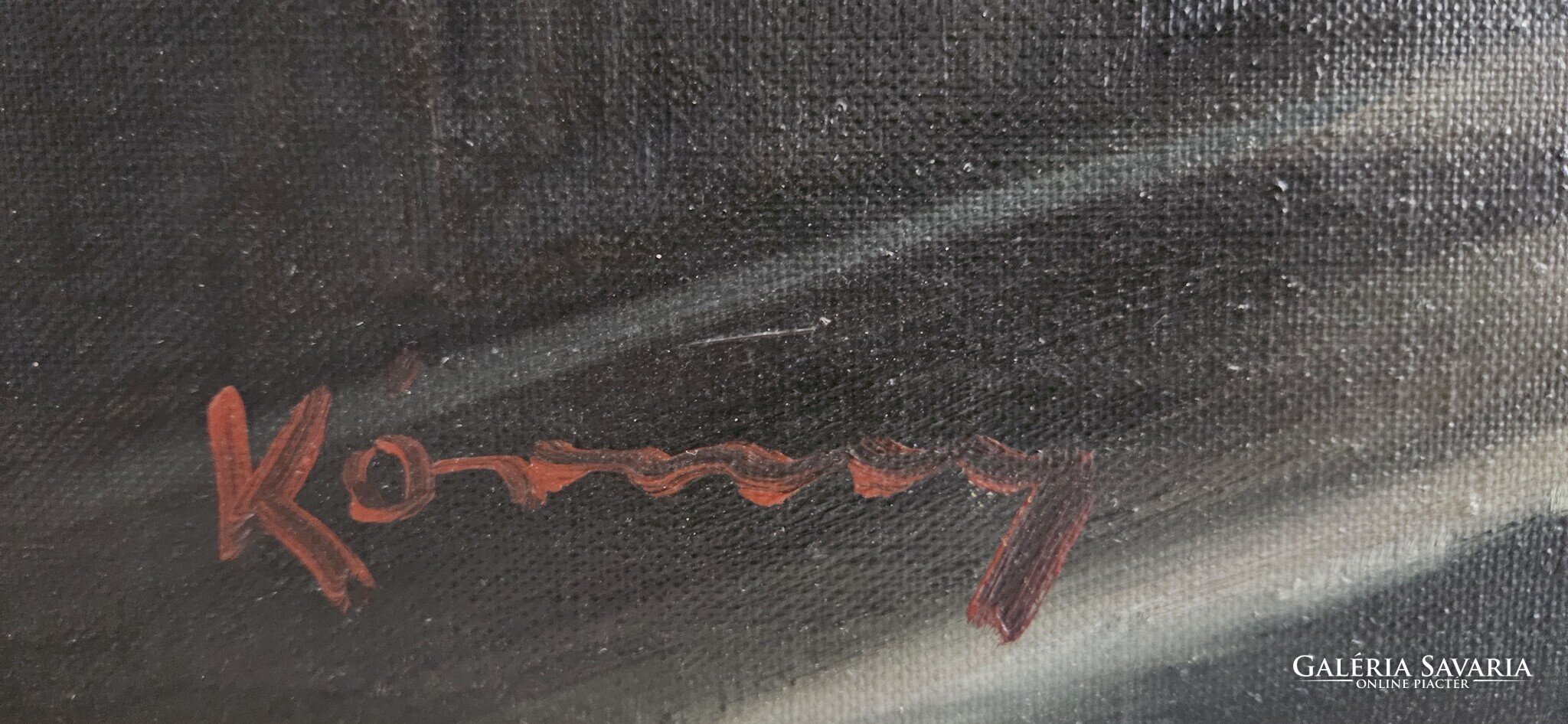 Günter König Günter Kessler Művész Festmény 110x80cm antik kép eladó ...