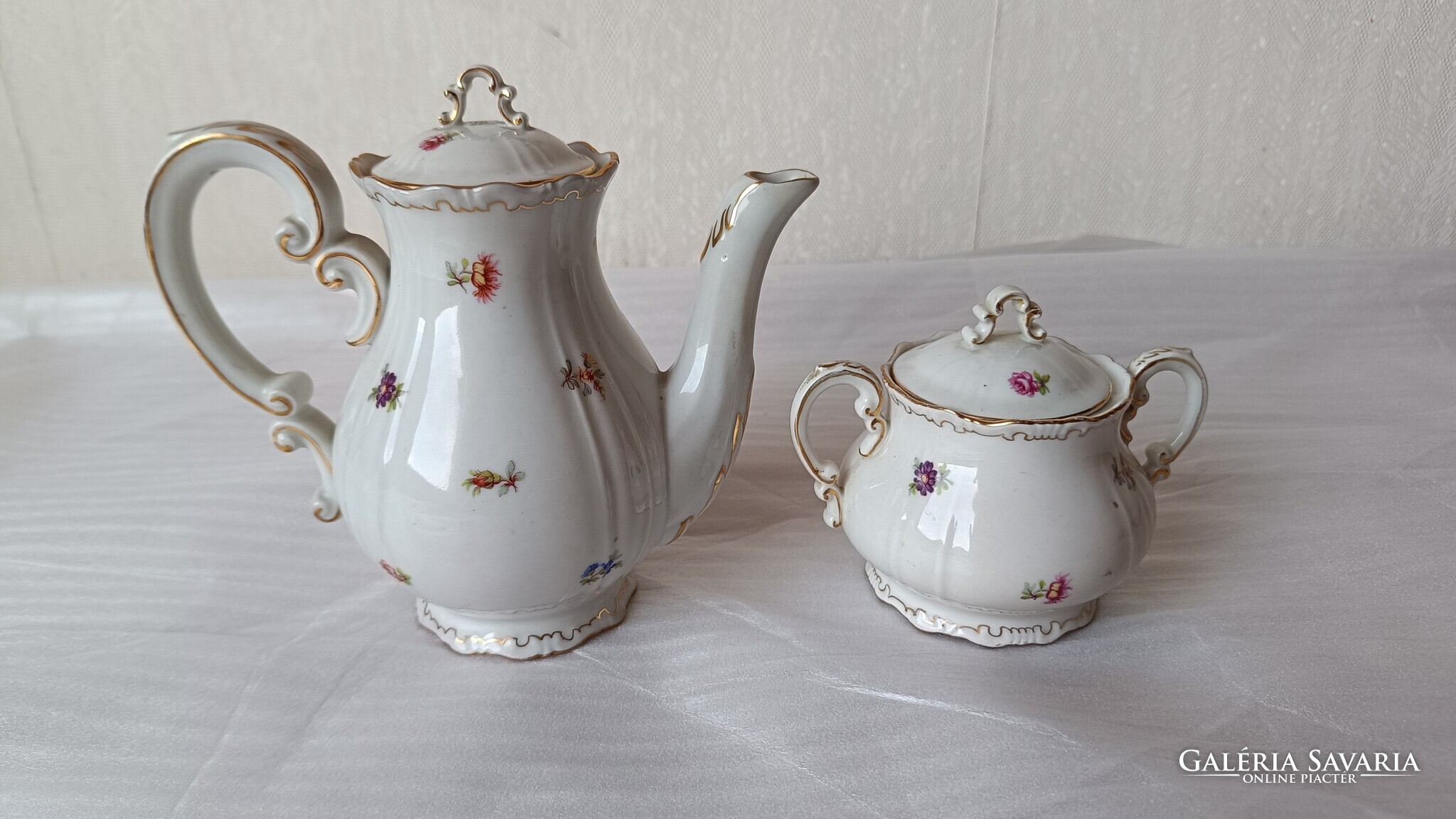 Végső ár! Zsolnay porcelán kávéskészlet elemek, kiegészítők ...