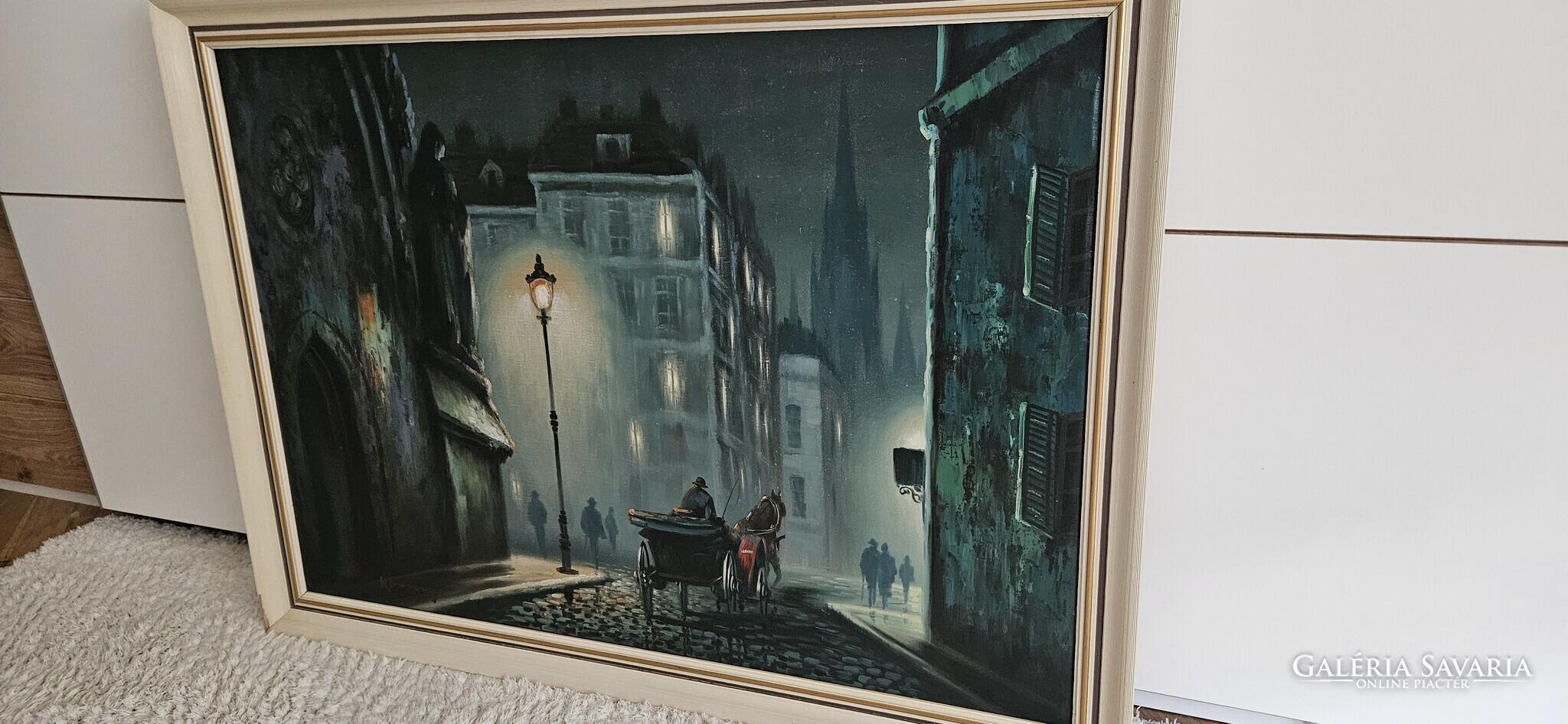 Günter König Günter Kessler Művész Festmény 110x80cm antik kép eladó ...