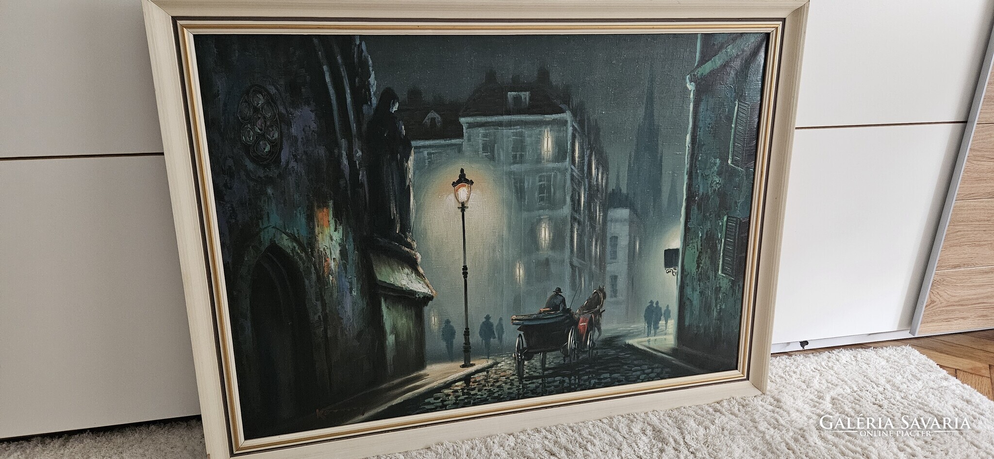 Günter König Günter Kessler Művész Festmény 110x80cm antik kép eladó ...