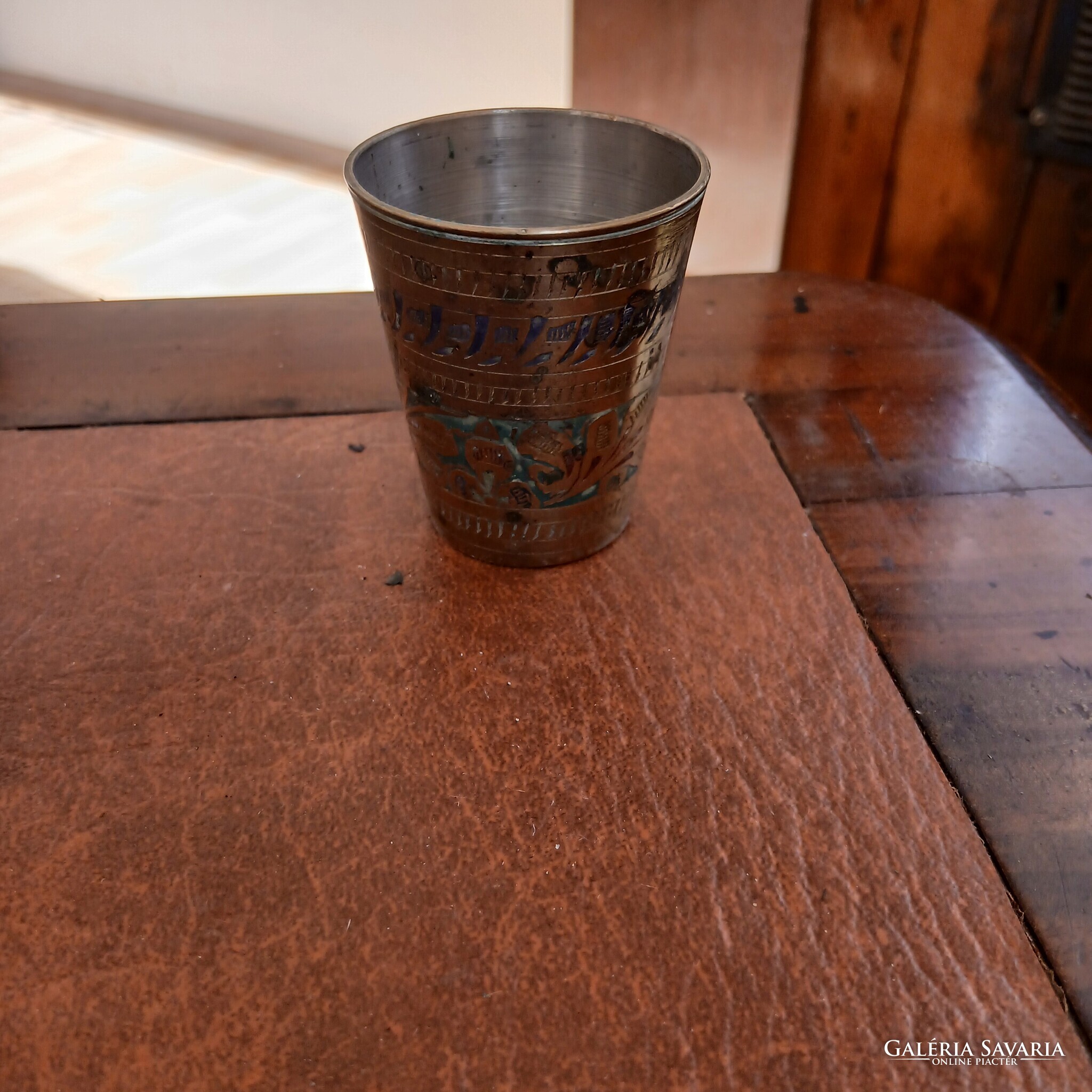 Szép régi réz pohár I. (5,9x5 cm) - Fémmunka | Galéria Savaria online ...
