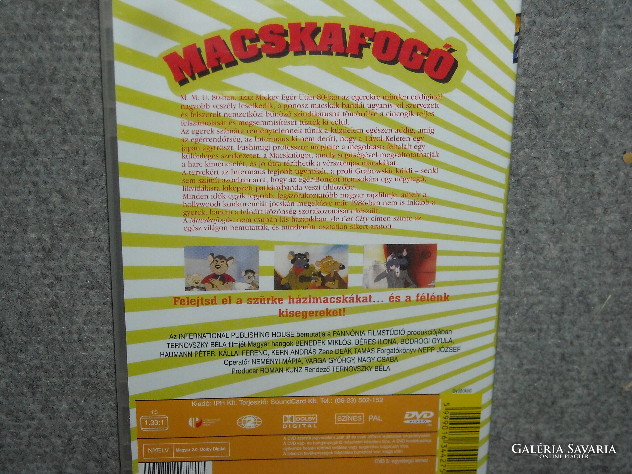 MACSKAFOGÓ DVD ÚJ gyári bontatlan - Gyűjtemény | Galéria Savaria online ...