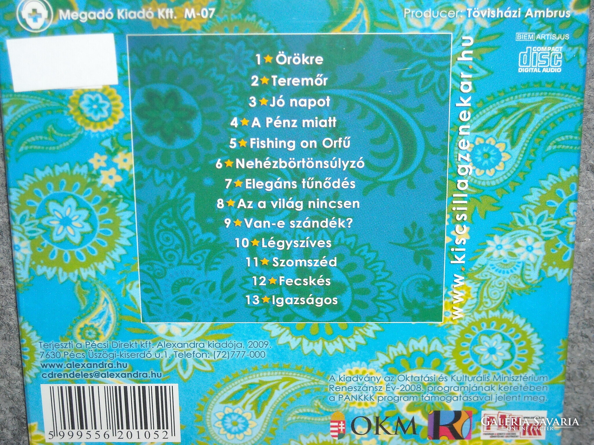 KISCSILLAG ÖRÖKRE SZÍVEMBE ZÁRTALAK CD ÚJ gyári bontatlan - Zene ...