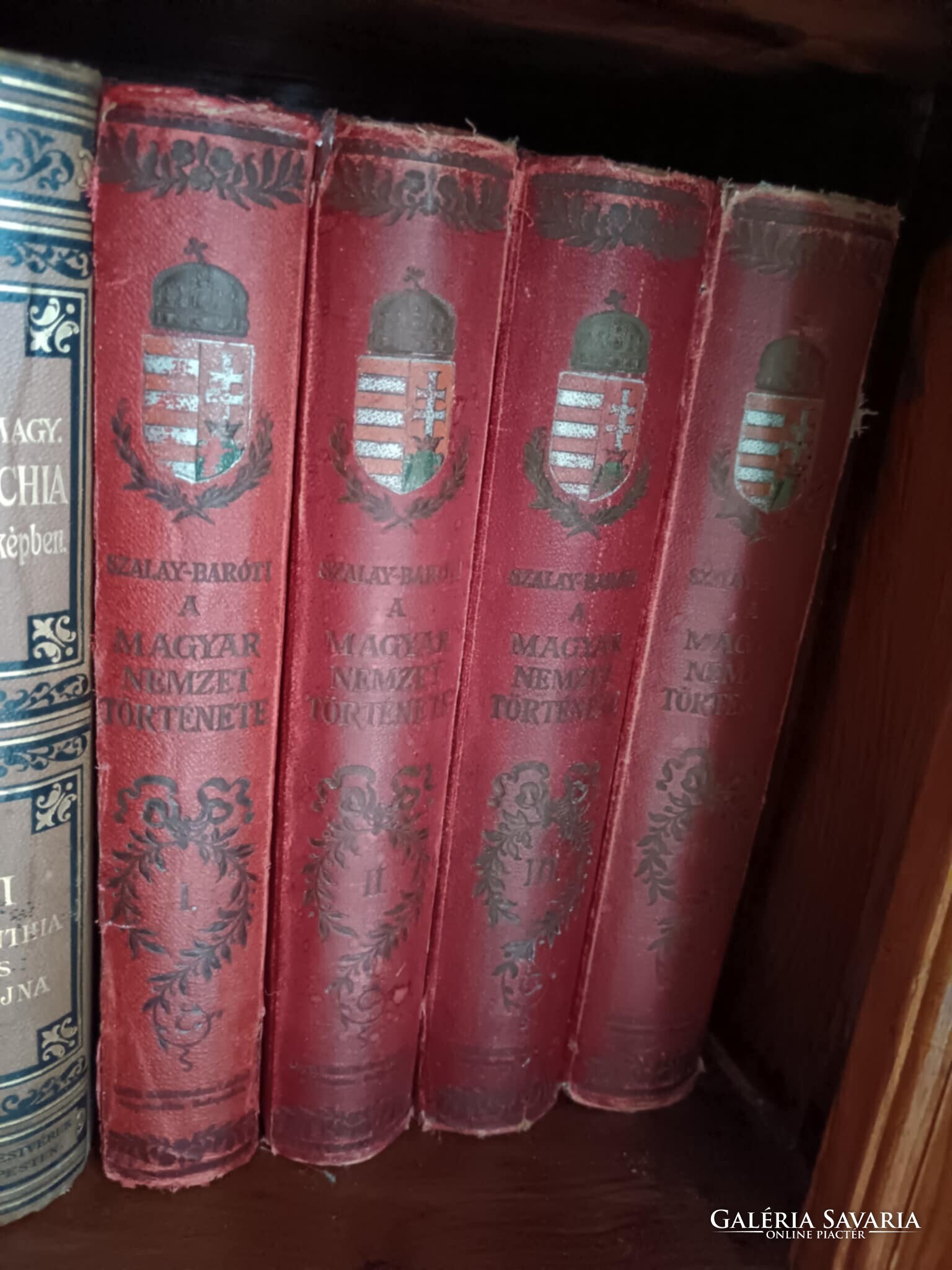 Szalay- Baróti: A magyar nemzet története 1- 4. 1895-ös kiadású sorozat ...
