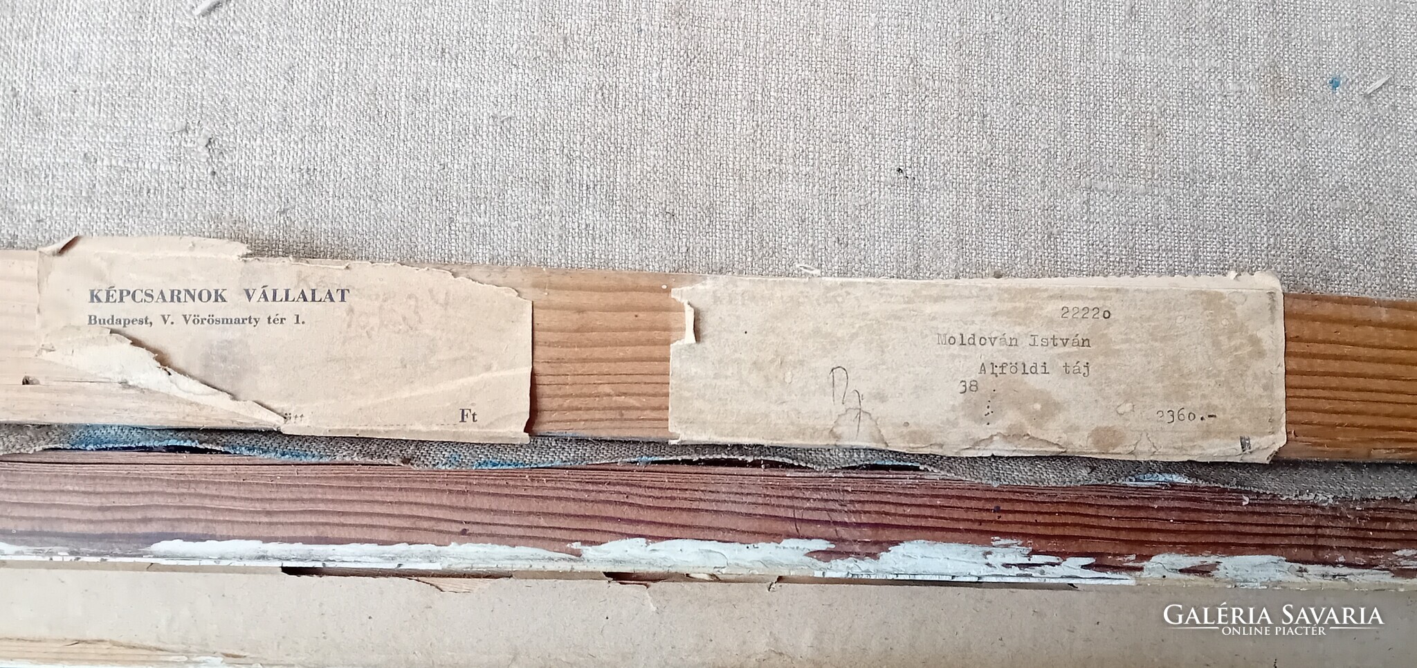 Moldován István : Alföldi táj , tájkép - Festmény | Galéria Savaria ...