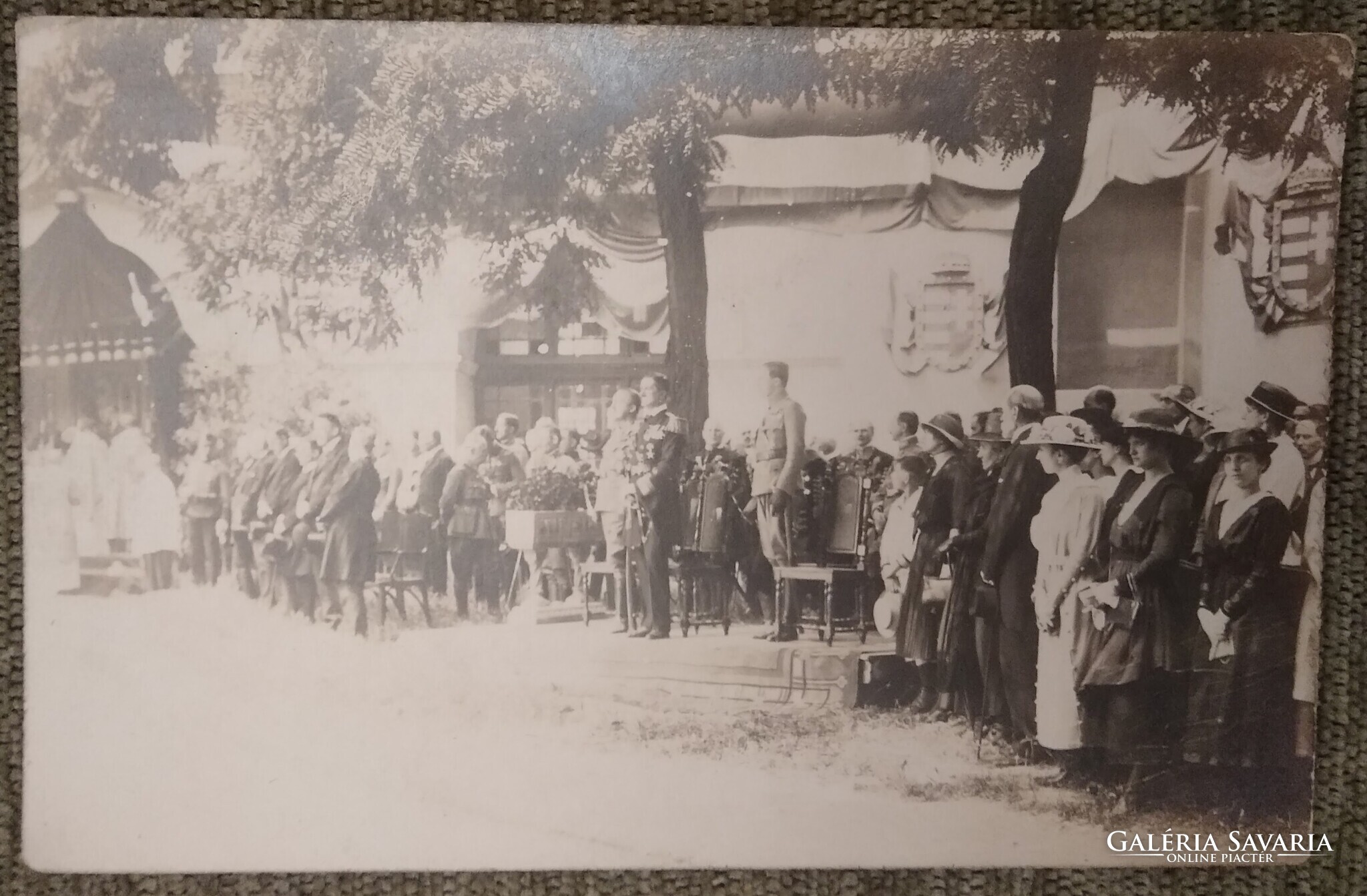 1920. július 24. - Tábori mise a Ludovika Akadémián / Horthy Miklós ...