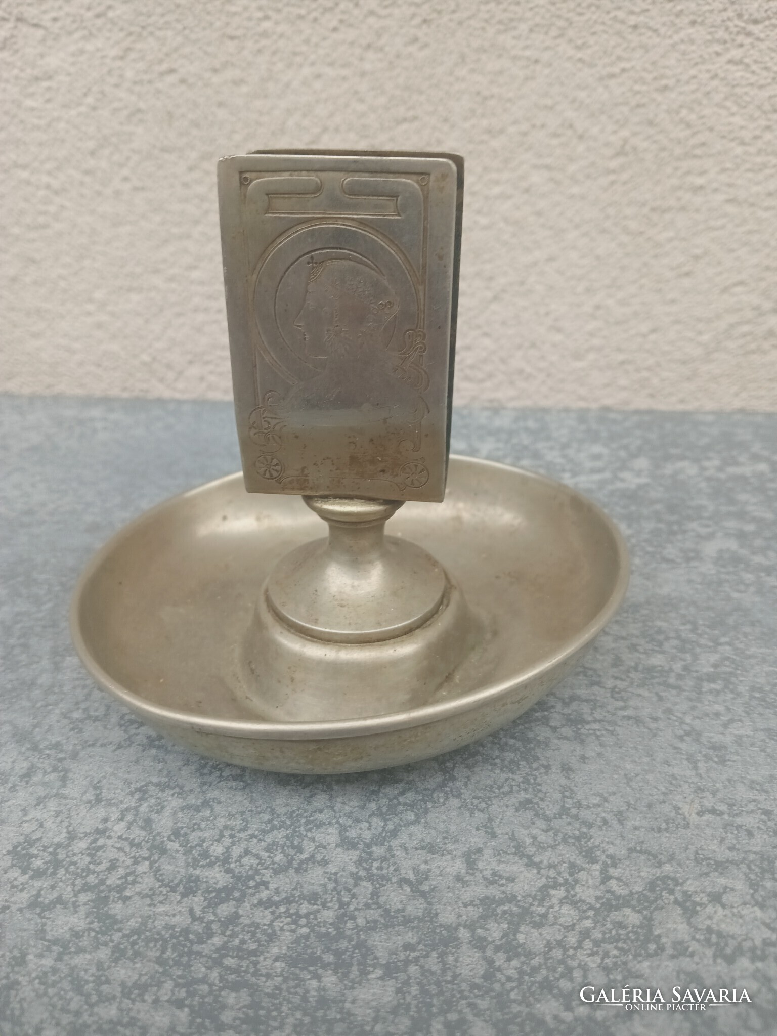 Szecessziós Mucha .Zodiac sandrik kávézó gyufa tartó. Alkudható ...