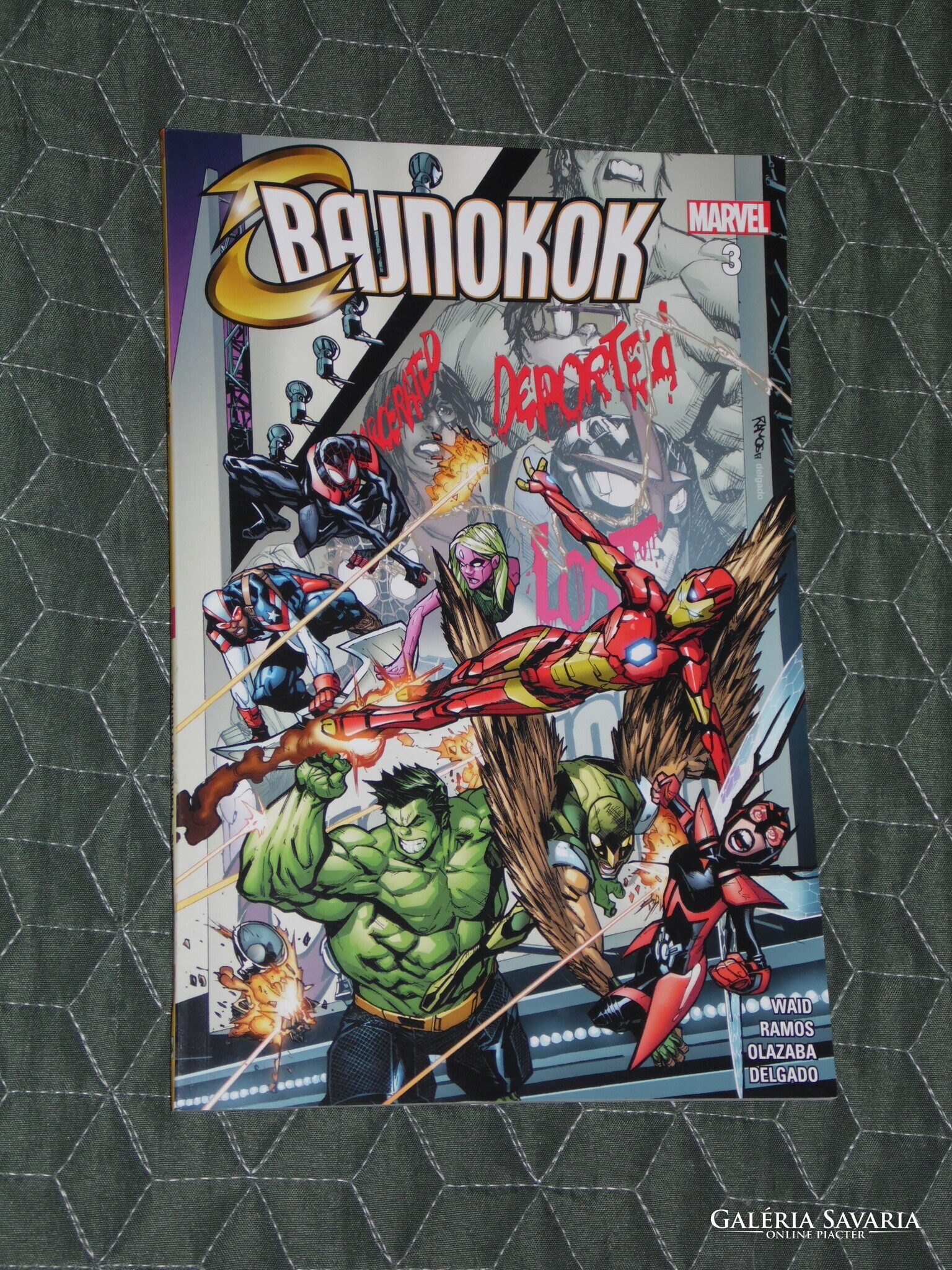 Képregény,Marvel,Bajnokok,Pókember,Nova,Hulk,Küklopsz ,2023/3. szám ...