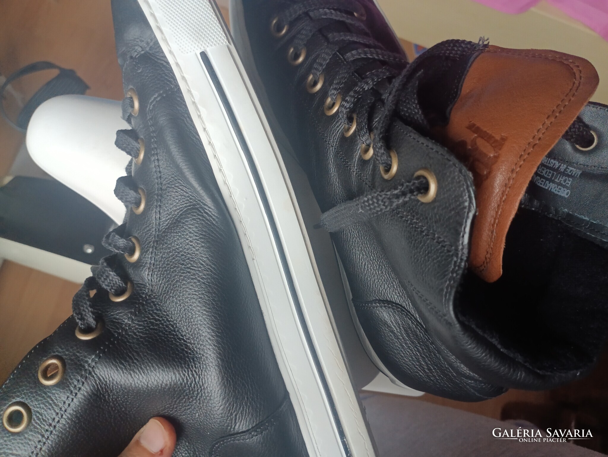 Paul Green Full bőr osztrák 42 pamut polár béléssel puha bőr ...